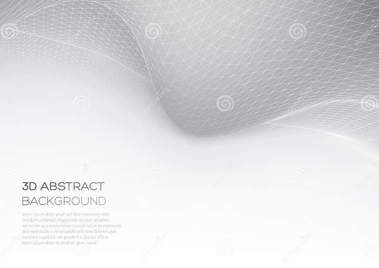 Abstract 3D Graphics. Virtual Reality and Optical Illusions Stock ...