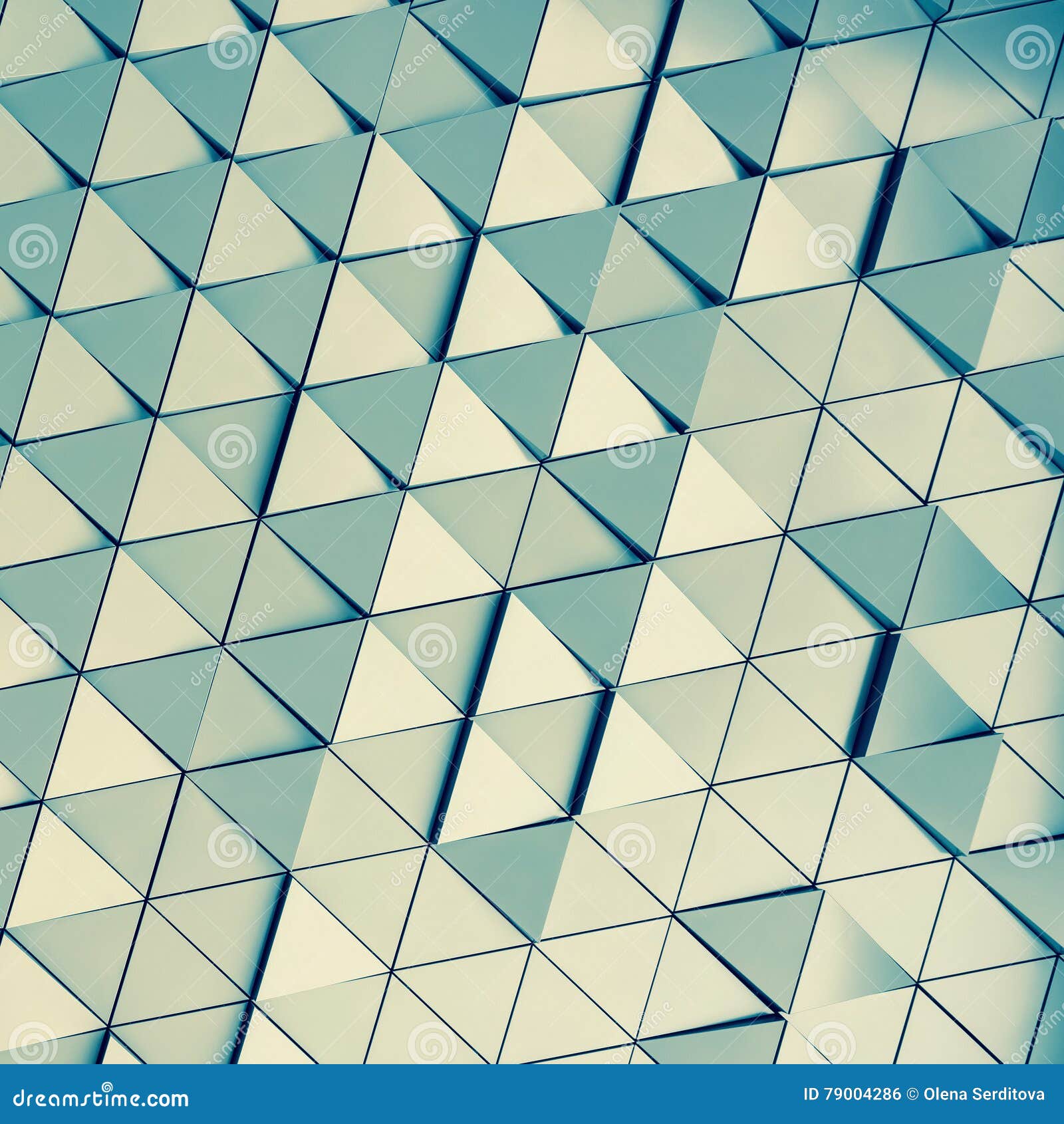 Abstract 3d Illustration Architectural Pattern Stock Photo - Image of ...