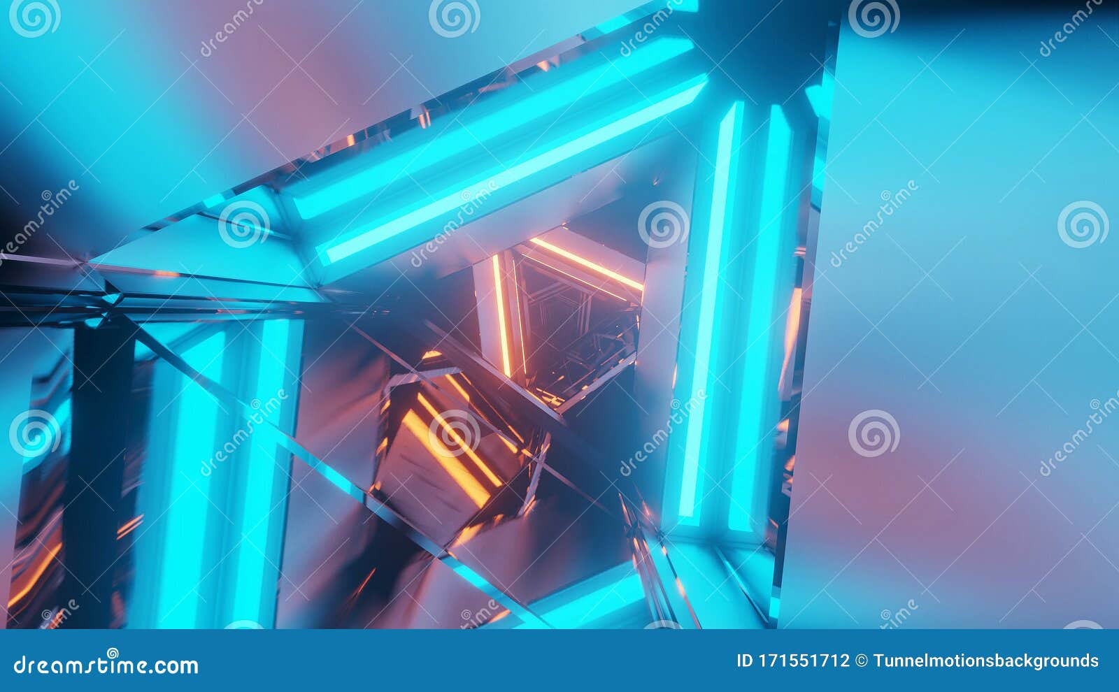 Abstract 3d Illustration Background with Abstract Rotating Metal ...
