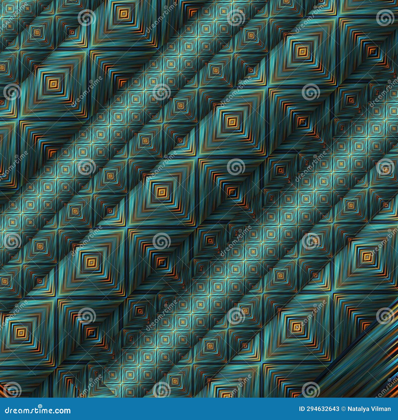 Abstract 3d Illustration of Symmetrical Repeating Diagonal Gradient ...