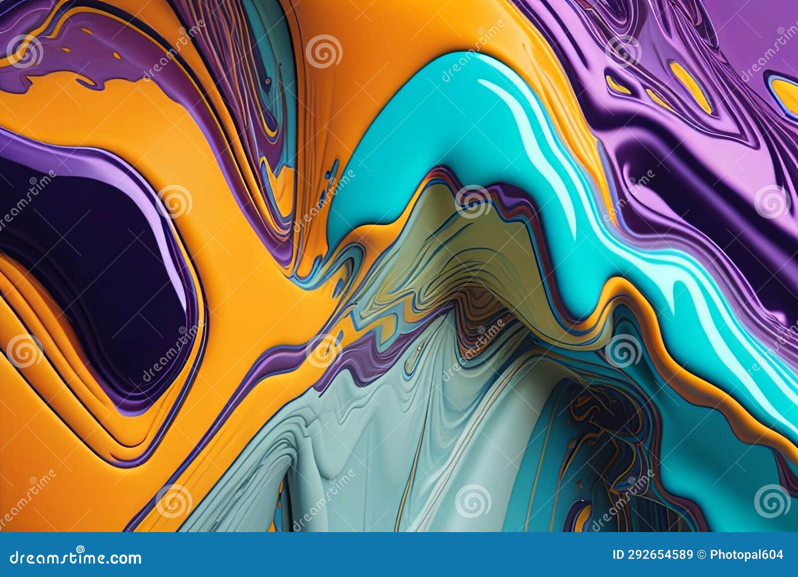 Abstract 3D Liquid Acrylic Paint Splash: Dynamic Paint Drop Wallpaper ...