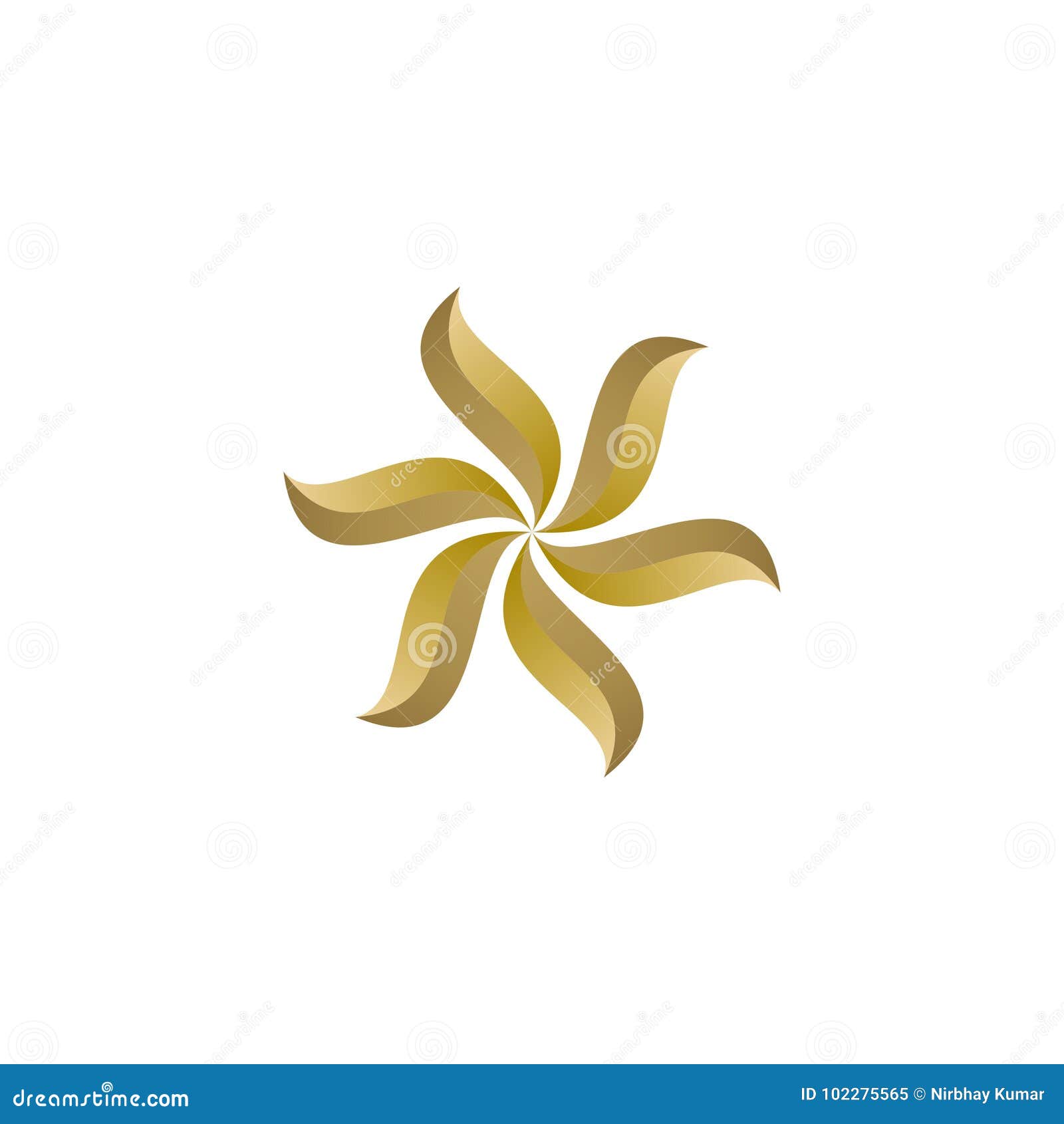 Abstract 3D Logo stock vector. Illustration of infinite - 102275565