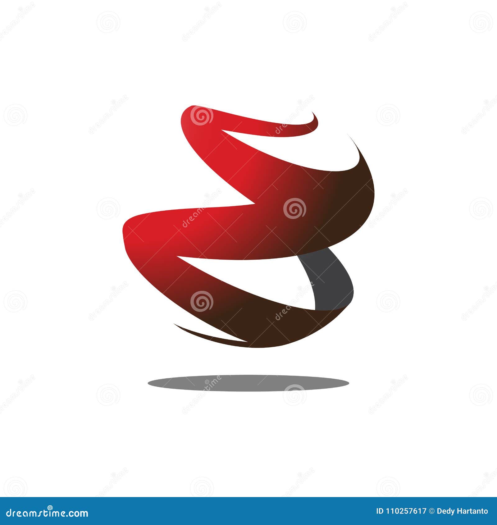 Abstract 3d logo template stock vector. Illustration of emblem - 110257617