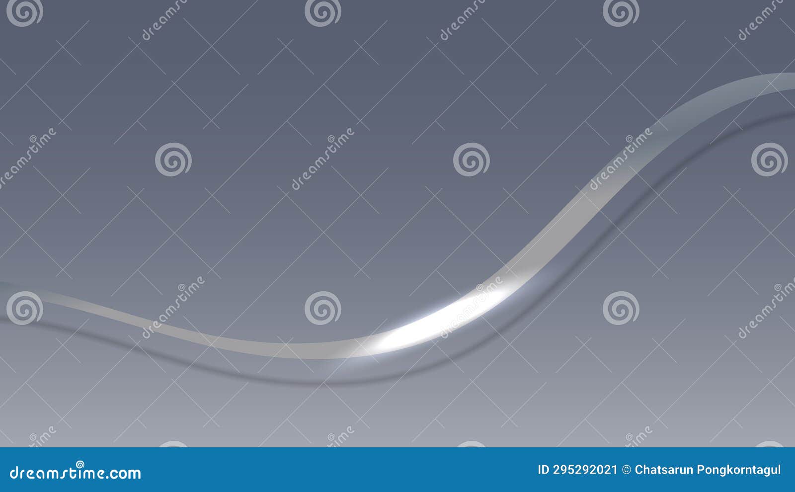 Abstract 3D Luxury Ribbon Lines Elements with Glowing Light Effect on ...