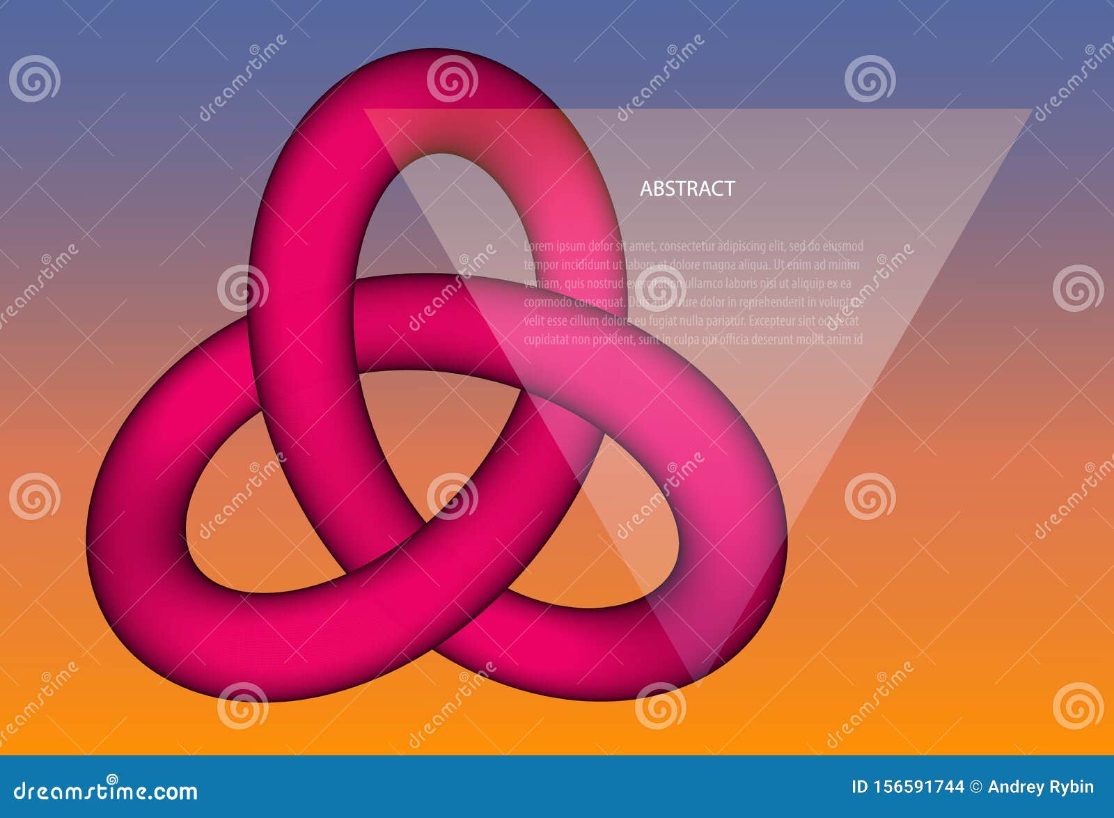 Abstract 3d Mathematical Object - Complex Torus. Can Be Used As Design ...