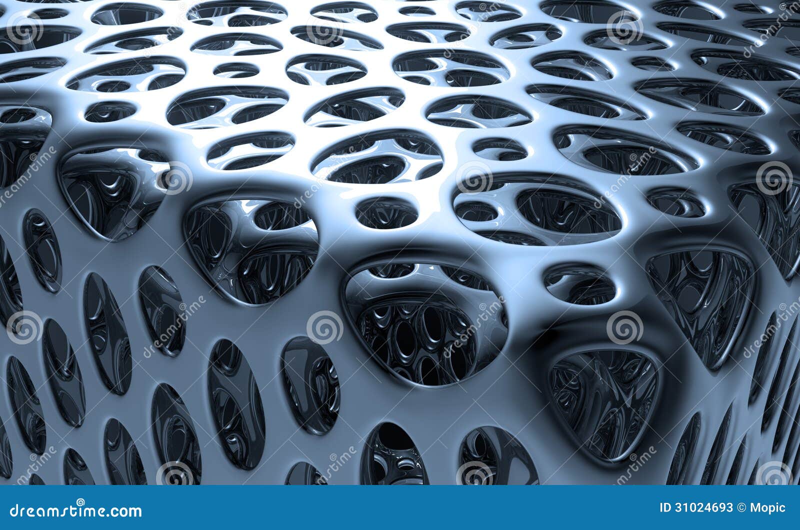 Abstract 3D mesh structure stock illustration. Illustration of ...