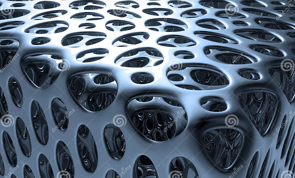 Abstract 3D mesh structure stock illustration. Illustration of ...