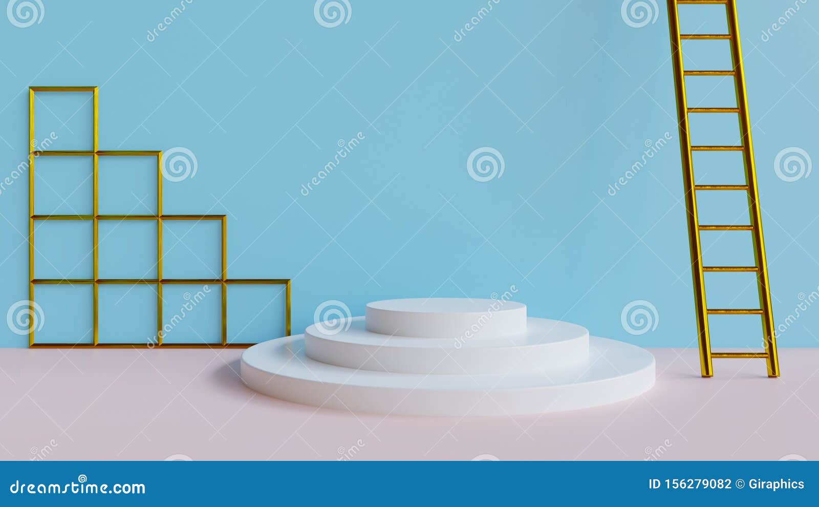 Abstract 3d Minimal Background Stock Illustration - Illustration of ...