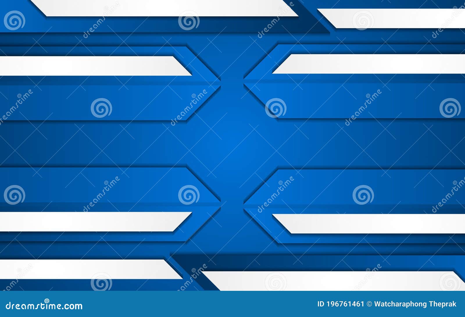 Abstract 3d Modern Blue Square Shape Digital Design Stock Vector ...