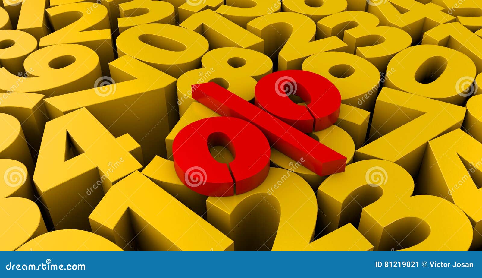 Abstract 3D Numbers Background Computer Generated Render. Stock ...