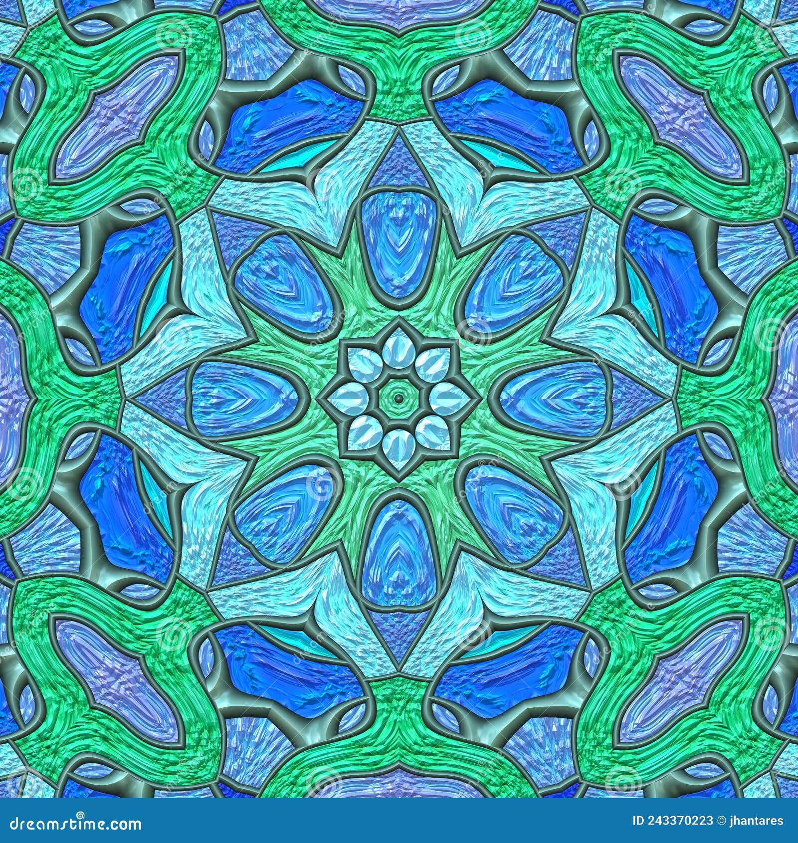 3d Octagonal Geometric Pattern Stock Illustration - Illustration of ...