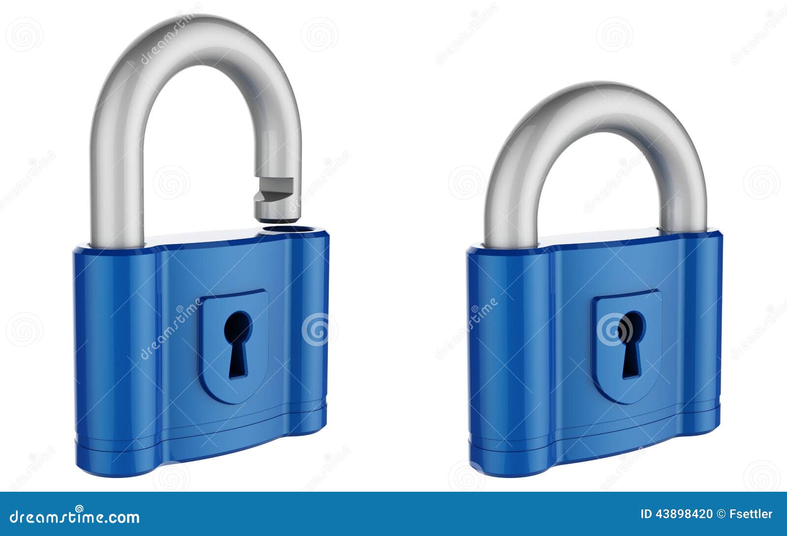 Abstract 3d padlock stock illustration. Illustration of protection ...