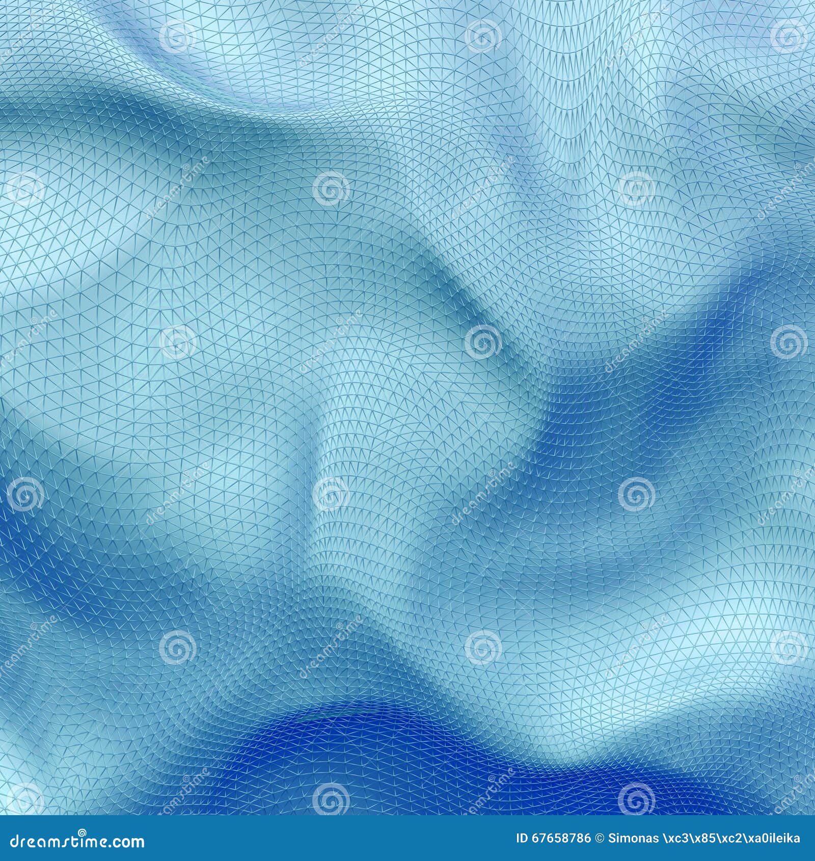 Abstract 3D Pale Blue Net Cloth Background Stock Illustration ...