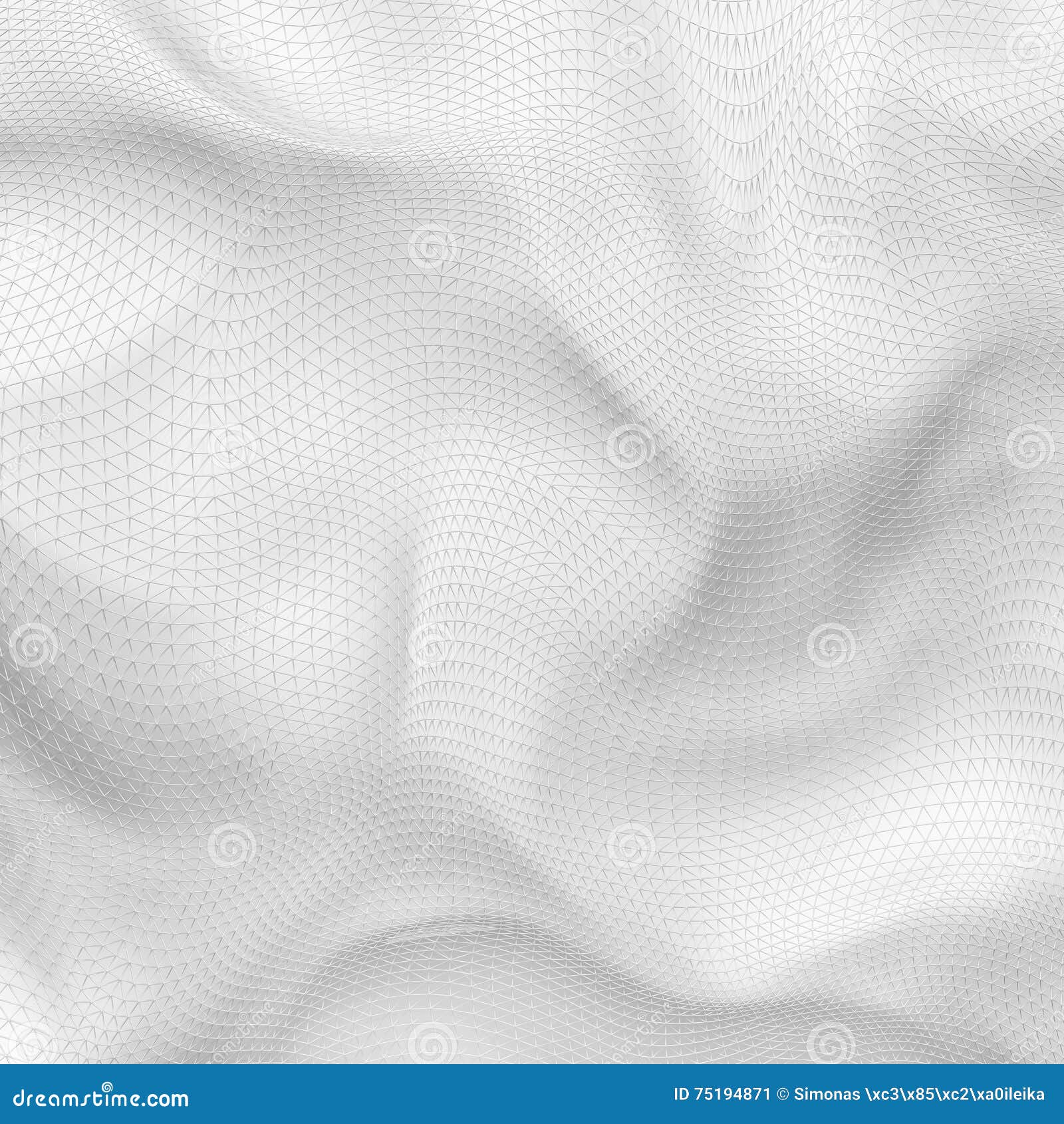 Abstract 3D Pale White Net Cloth Background Stock Illustration ...