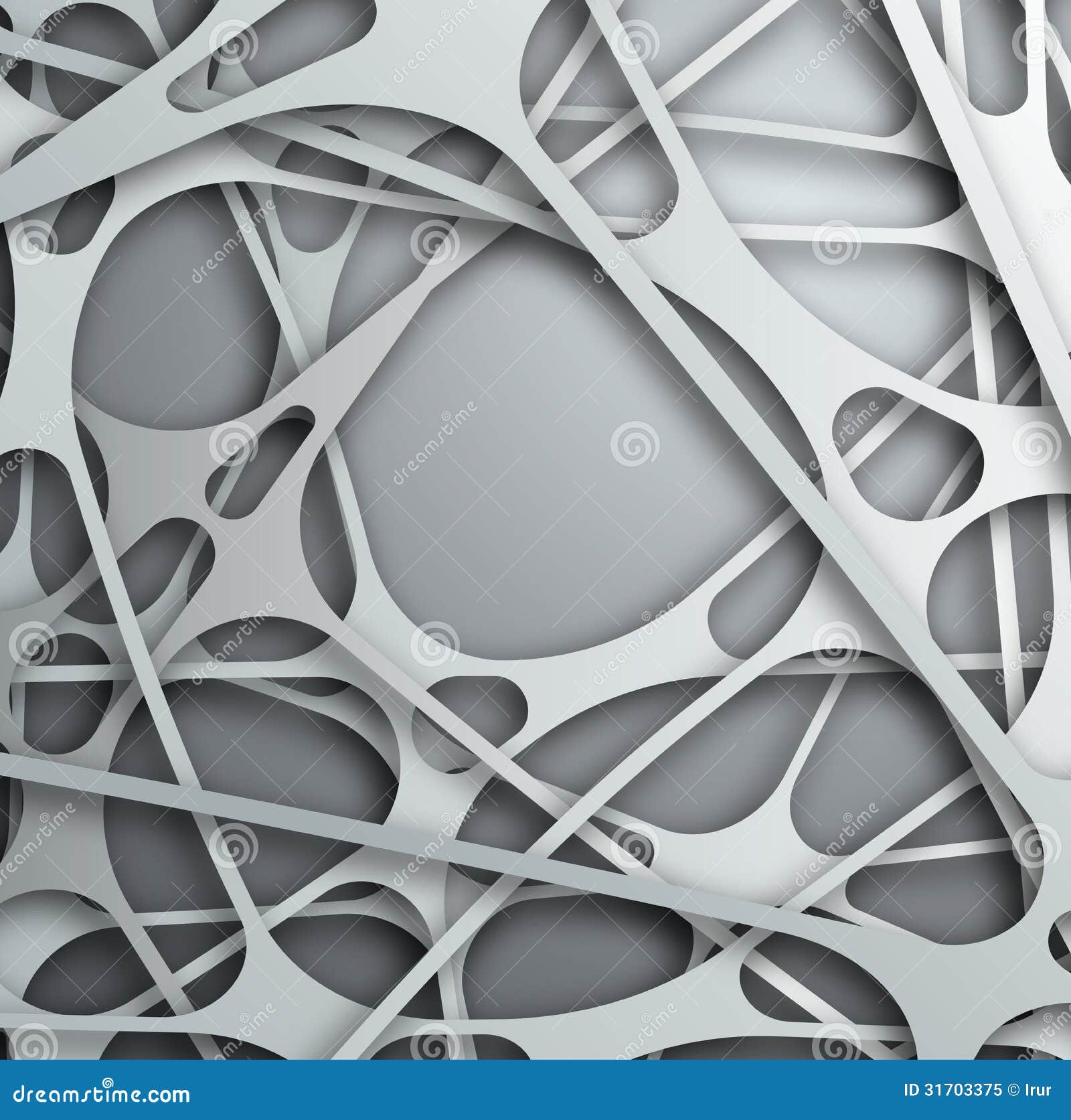 Abstract 3D paper design stock illustration. Illustration of idea ...