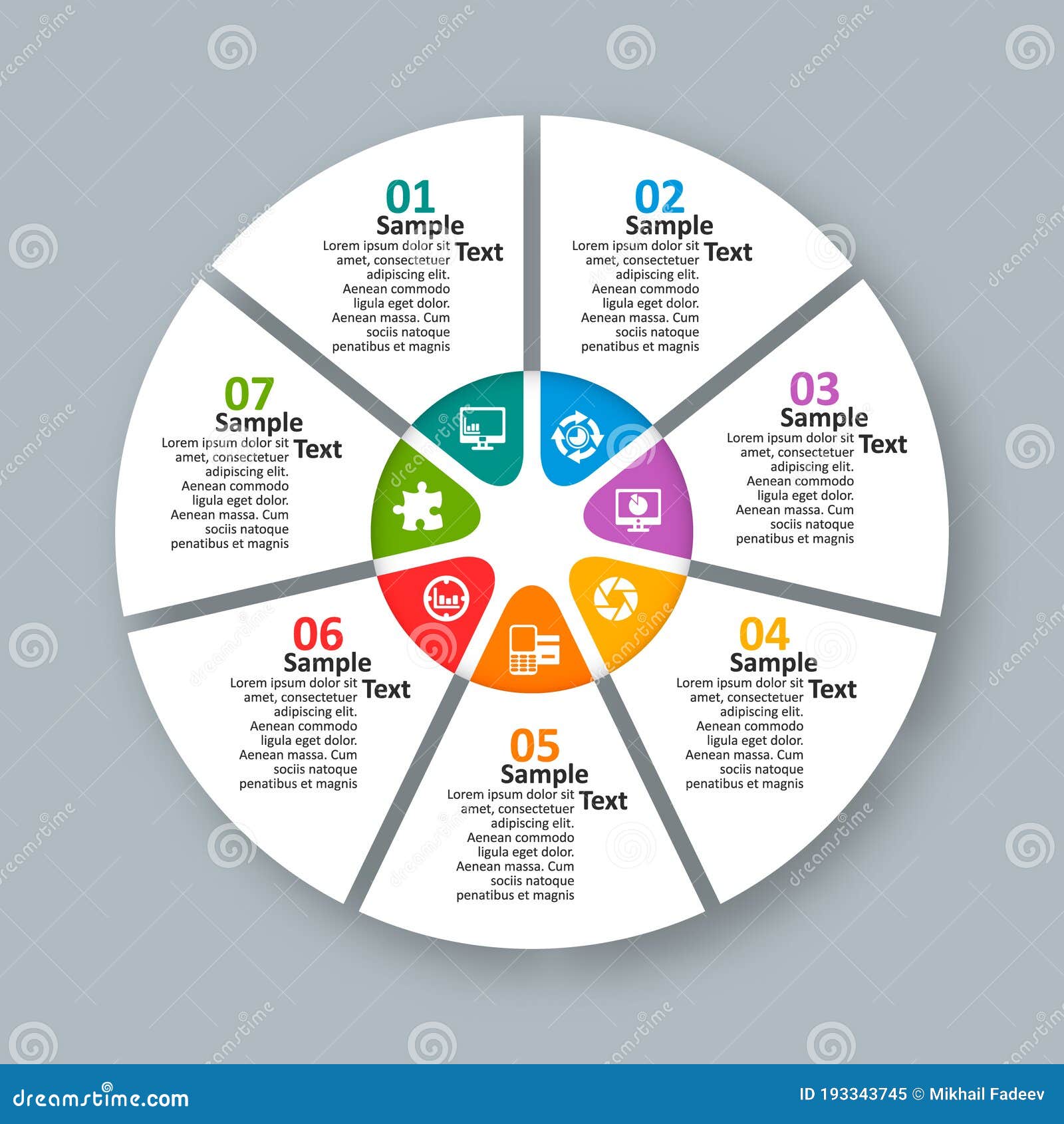 Abstract 3D Paper Infographics. Business Template .Vector Illustration ...