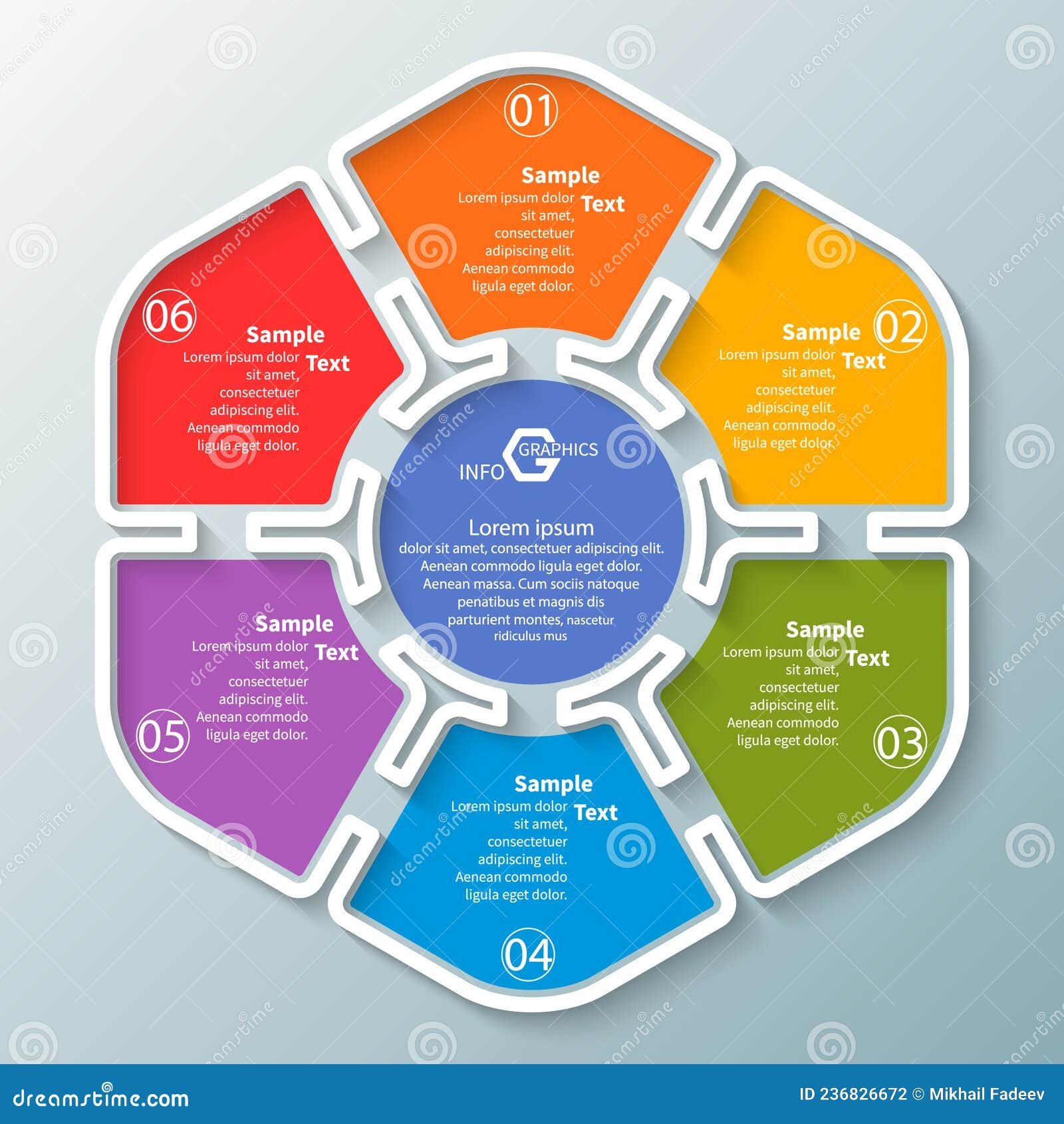 Abstract 3D Paper Infographics. Business Template .Vector Illustration ...