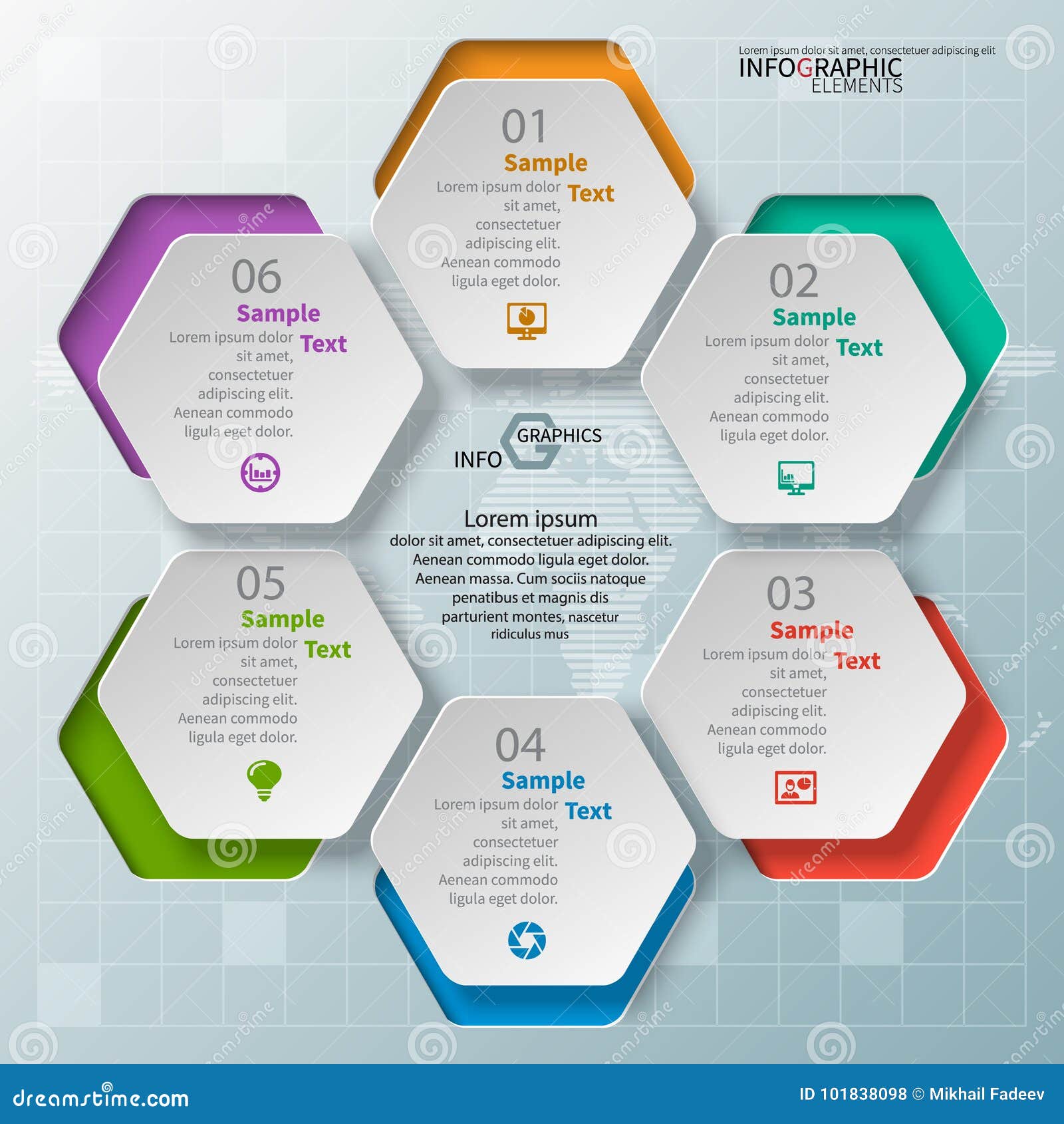 Abstract 3D Paper Infographics Stock Vector - Illustration of frame ...