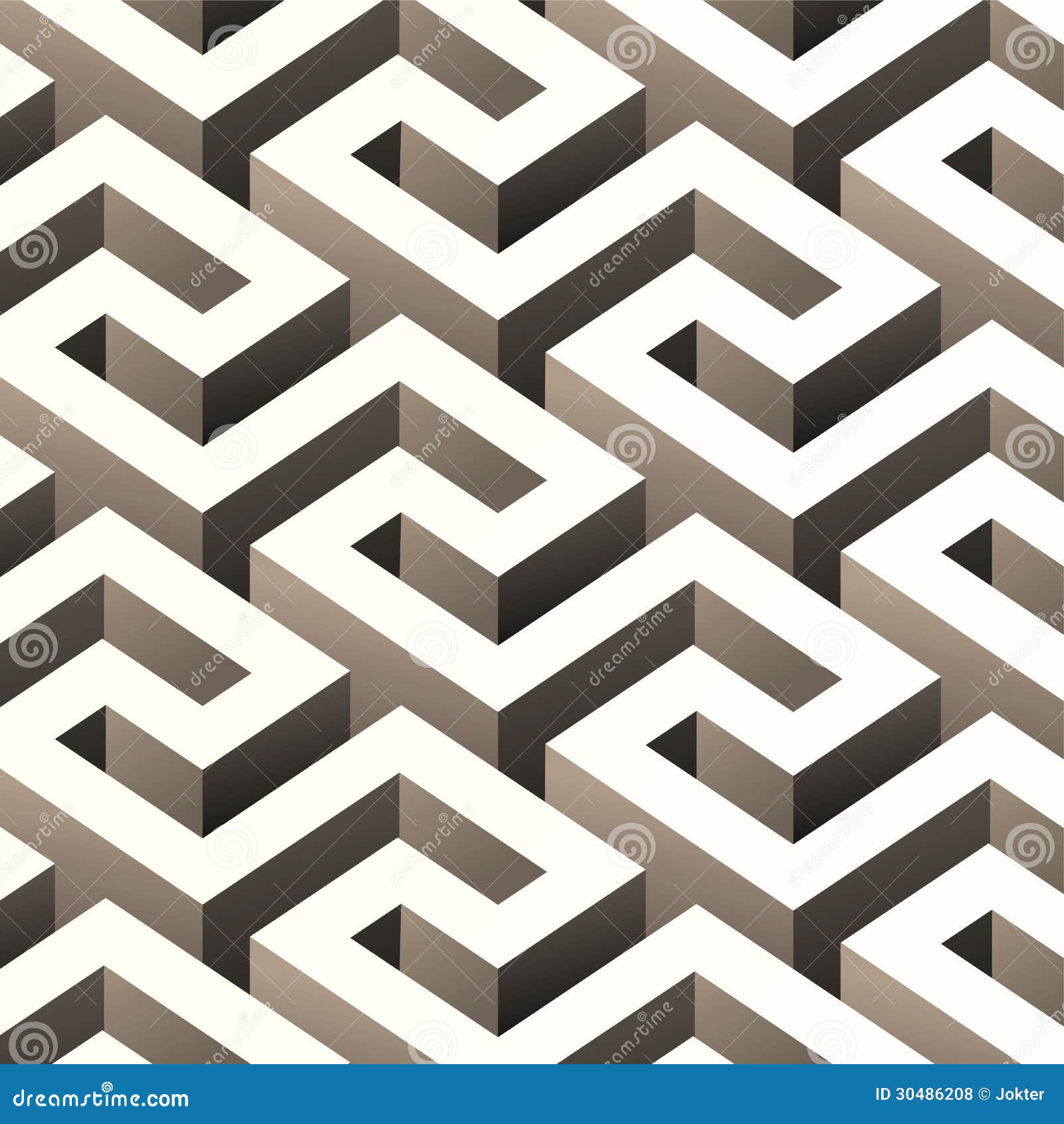 Abstract 3D pattern stock vector. Illustration of fractal - 30486208