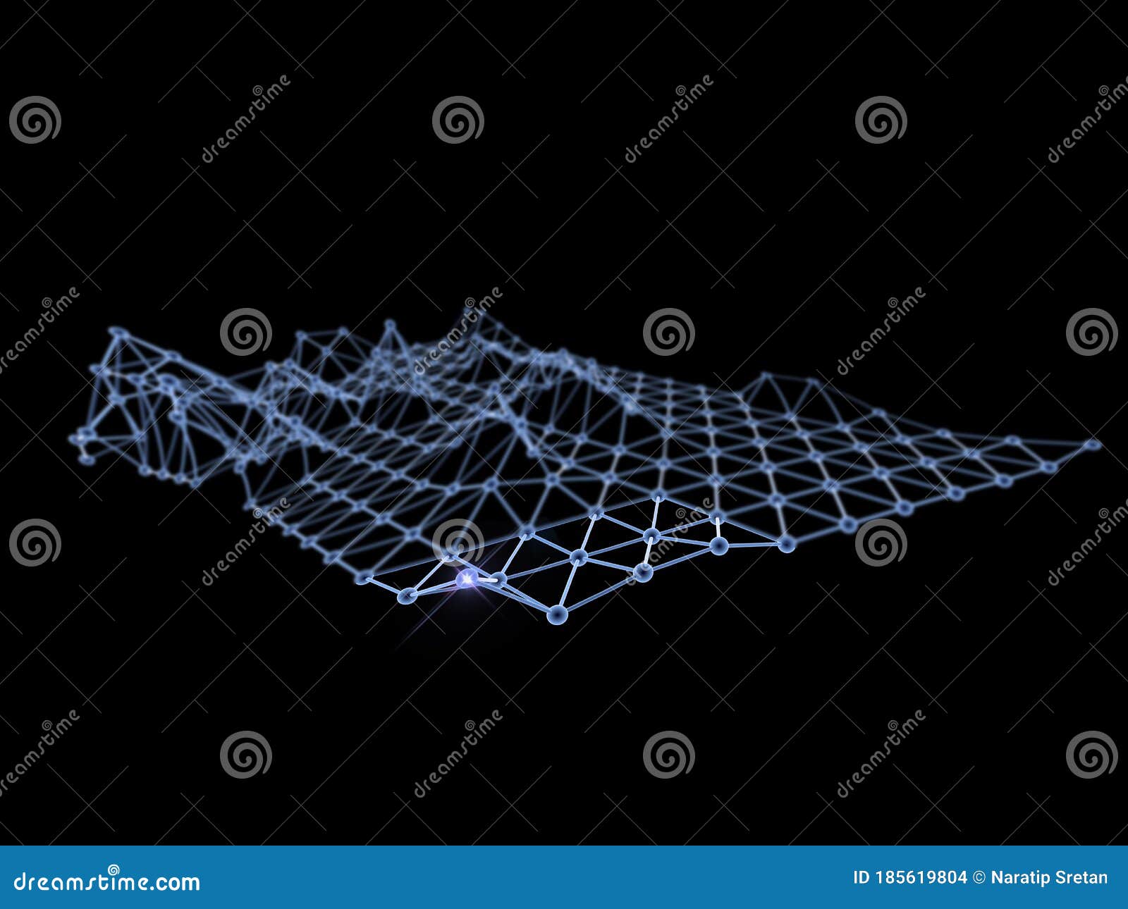 Abstract 3d Plexus Background Technology Stock Illustration Illustration Of Light