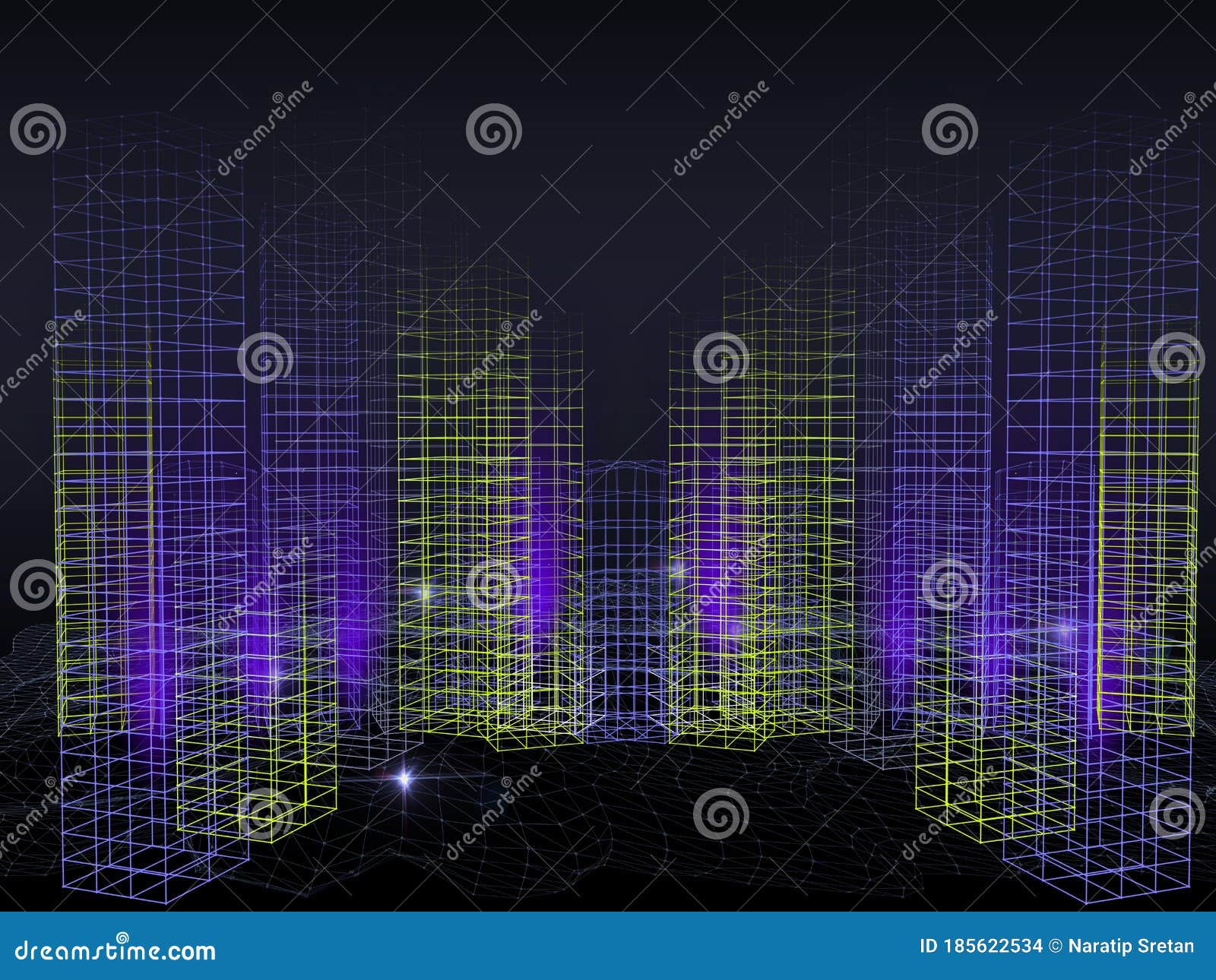 3D Blockchain Digital Data,background Stock Illustration - Illustration of dark, communication ...