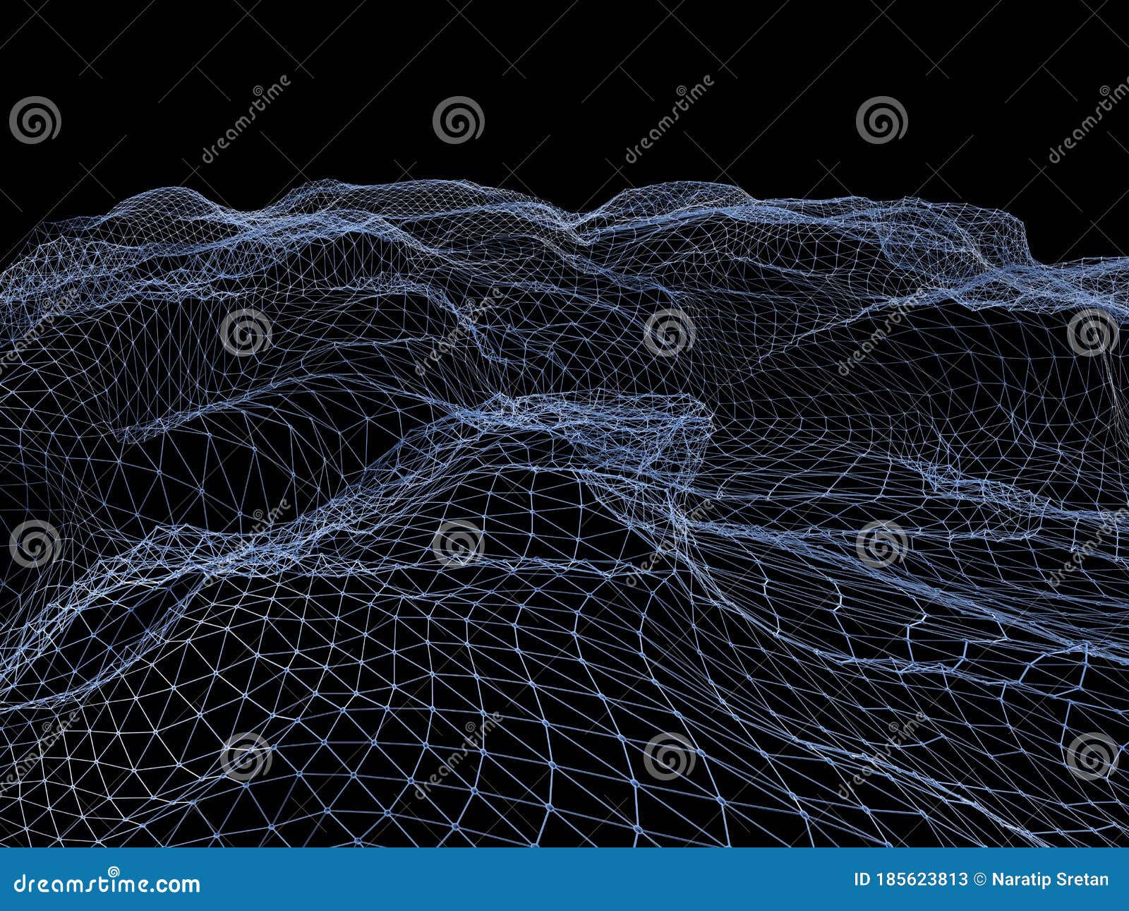 Abstract 3d Plexus Background Stock Illustration - Illustration of background, digital: 185623813