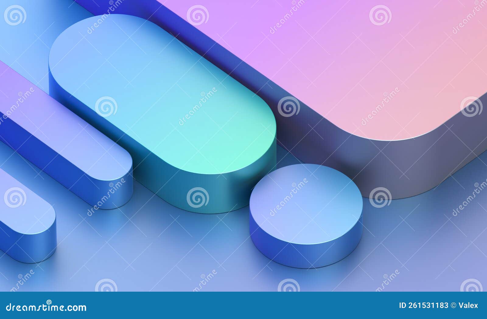 Abstract 3D Render stock illustration. Illustration of render - 261531183