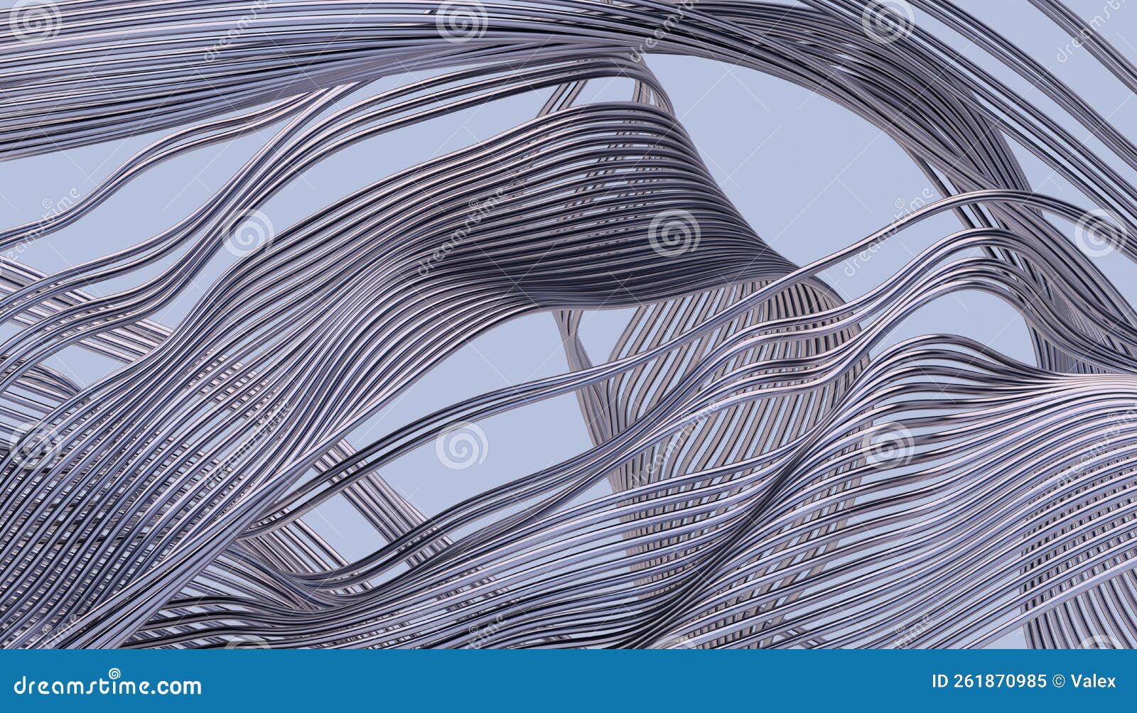 Abstract 3D Render stock illustration. Illustration of modern - 261870985