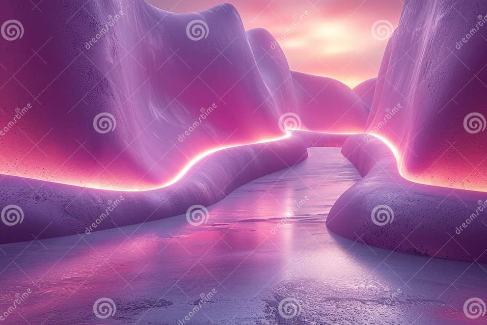 Minimalist Motion: Abstract 3D Render Background Loop Stock ...