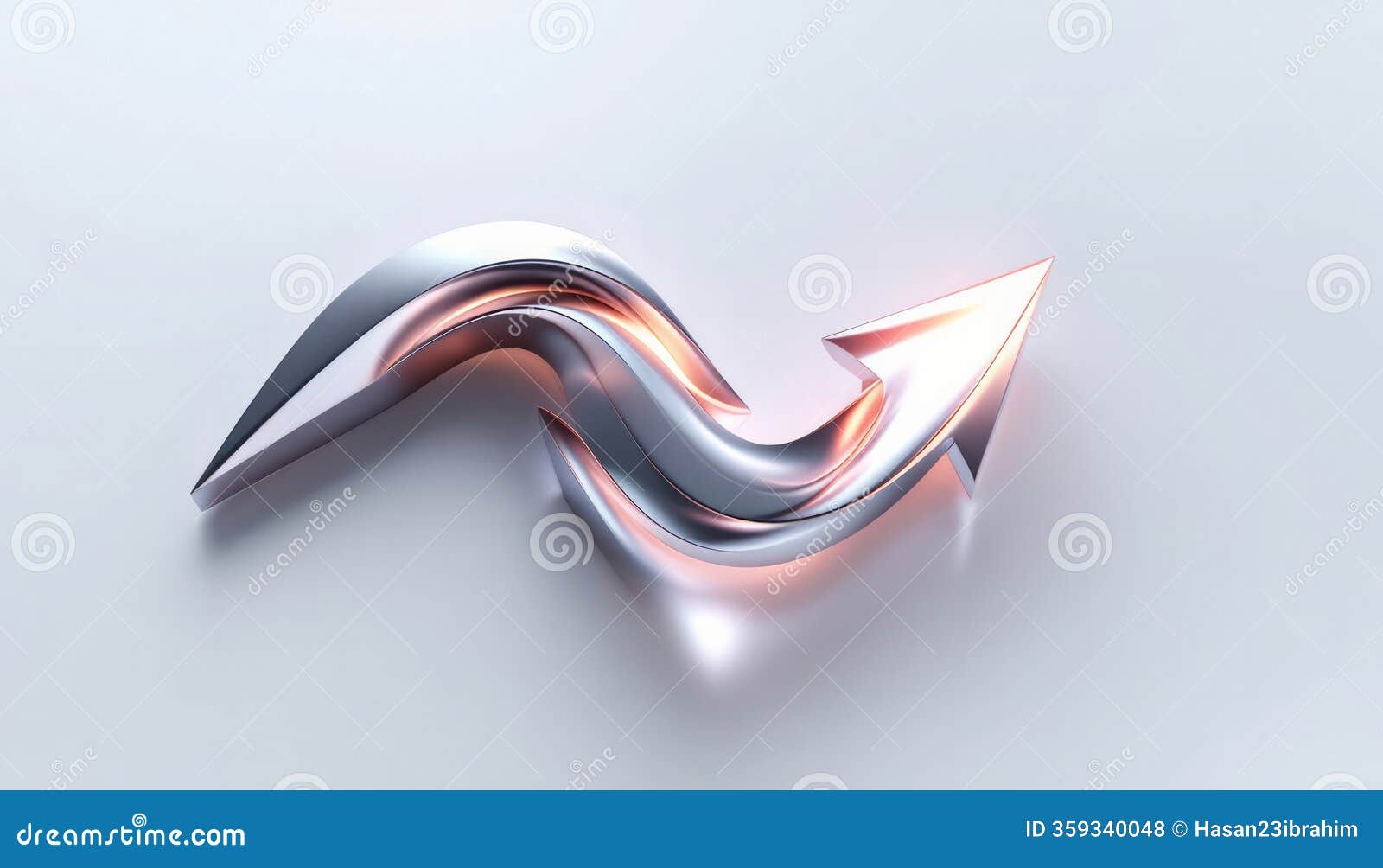 Silver Arrows With Circuit Vector Illustration | CartoonDealer.com #109534648