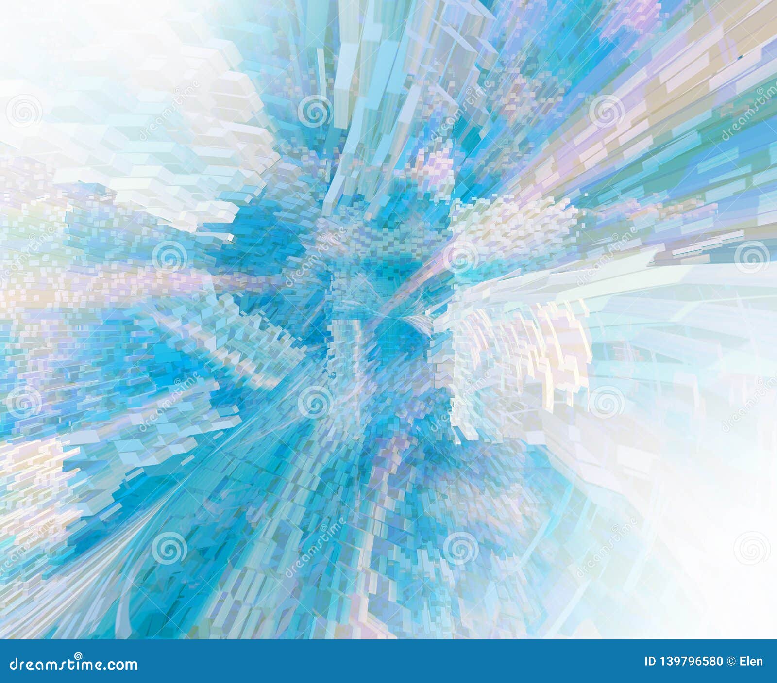 Abstract 3d Rendered Illustration Background Stock Illustration ...