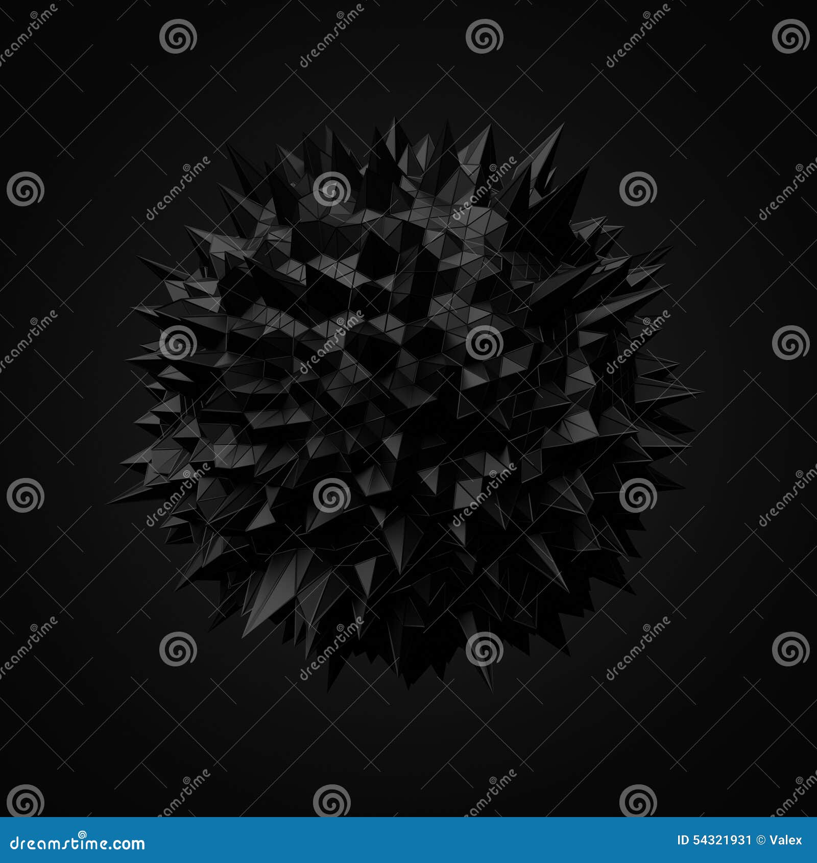 Black Sphere Cartoon Vector | CartoonDealer.com #55603057