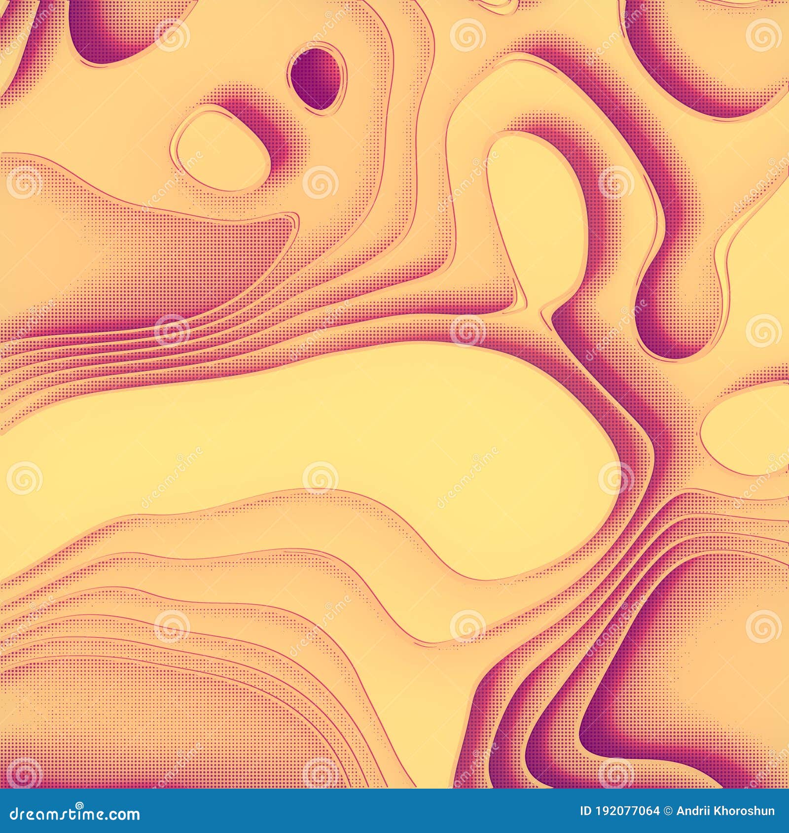 Abstract 3d Rendering Digital Conceptual High-altitude Topographic Map ...