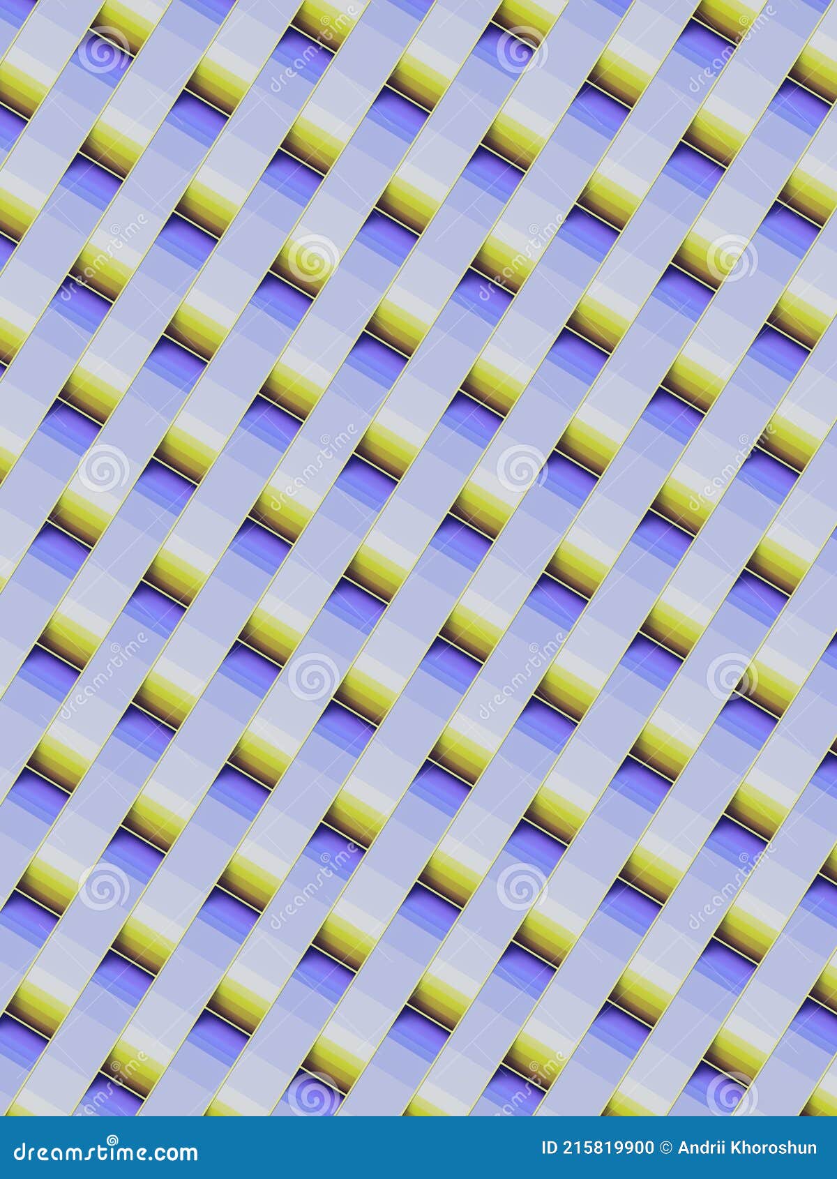 Abstract 3d Rendering Digital Illustration of Rounded Rectangular ...