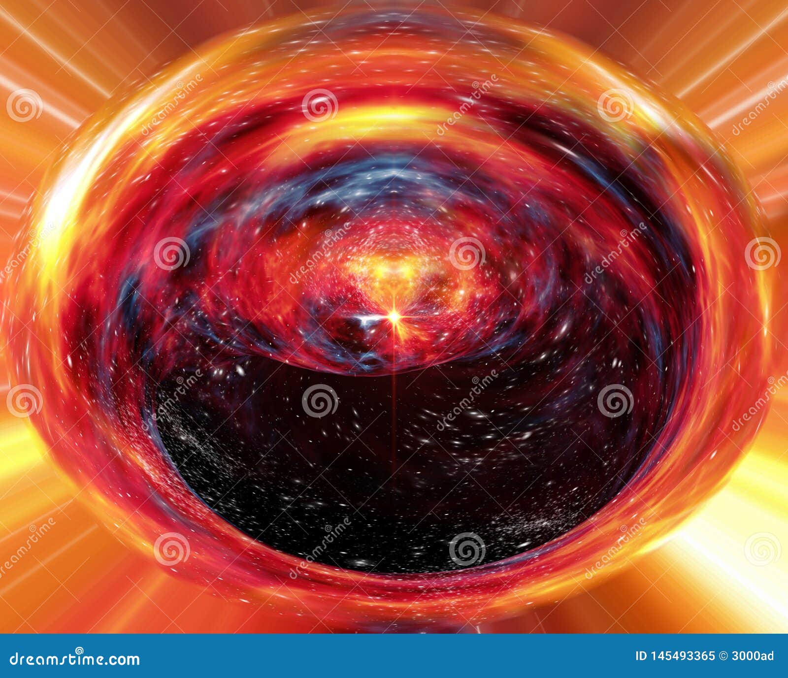 Exotic Deep Space Formation Abstract Stock Illustration - Illustration ...