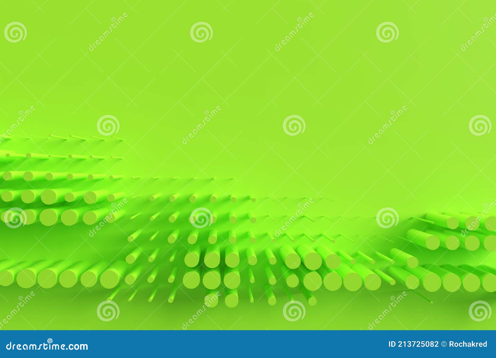 Abstract 3d Rendering of Geometric Halftone Background Stock ...
