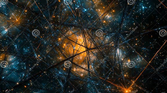 An Abstract 3D Rendering Illustrating Cyber Security and Attack ...