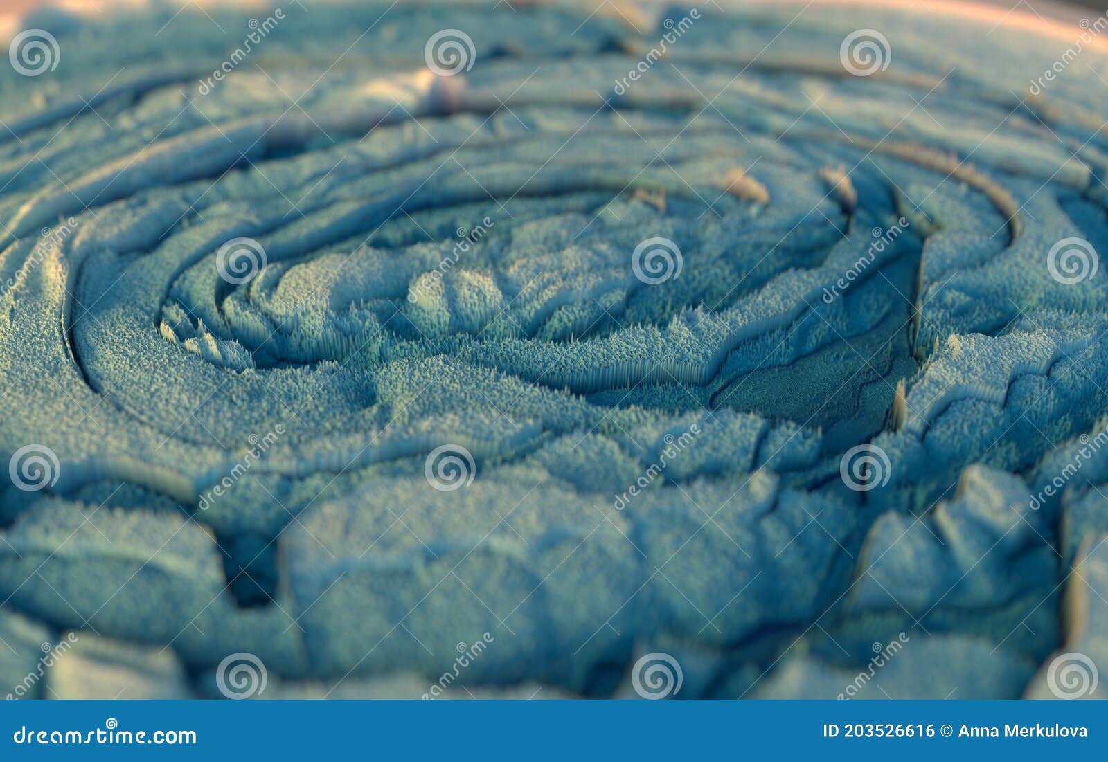 Abstract 3d Rendering Macro Render Structure Made of Millions Colorful ...