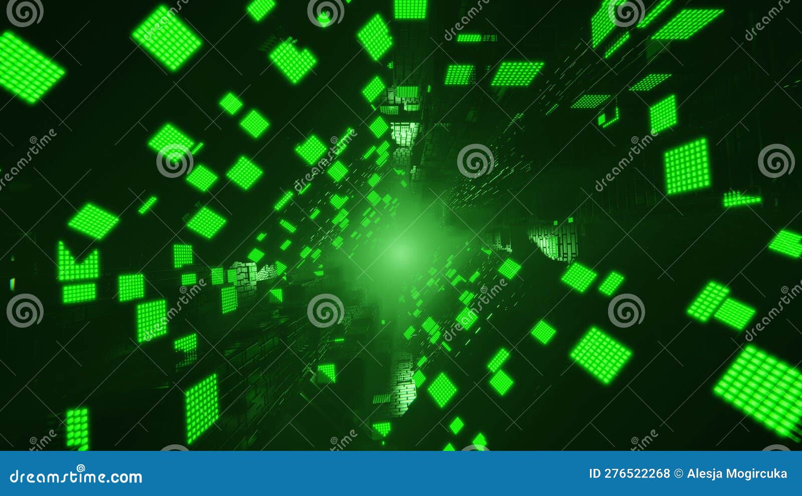 Matrix Cubes Royalty-Free Illustration | CartoonDealer.com #2589864