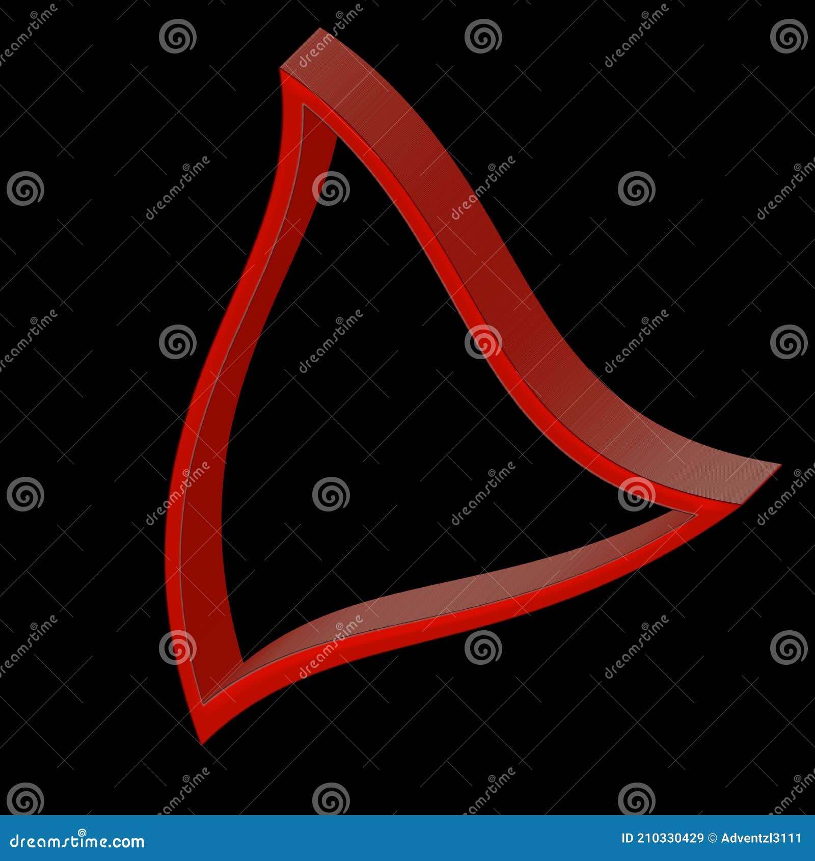 Abstract 3D shape stock image. Illustration of shape - 210330429