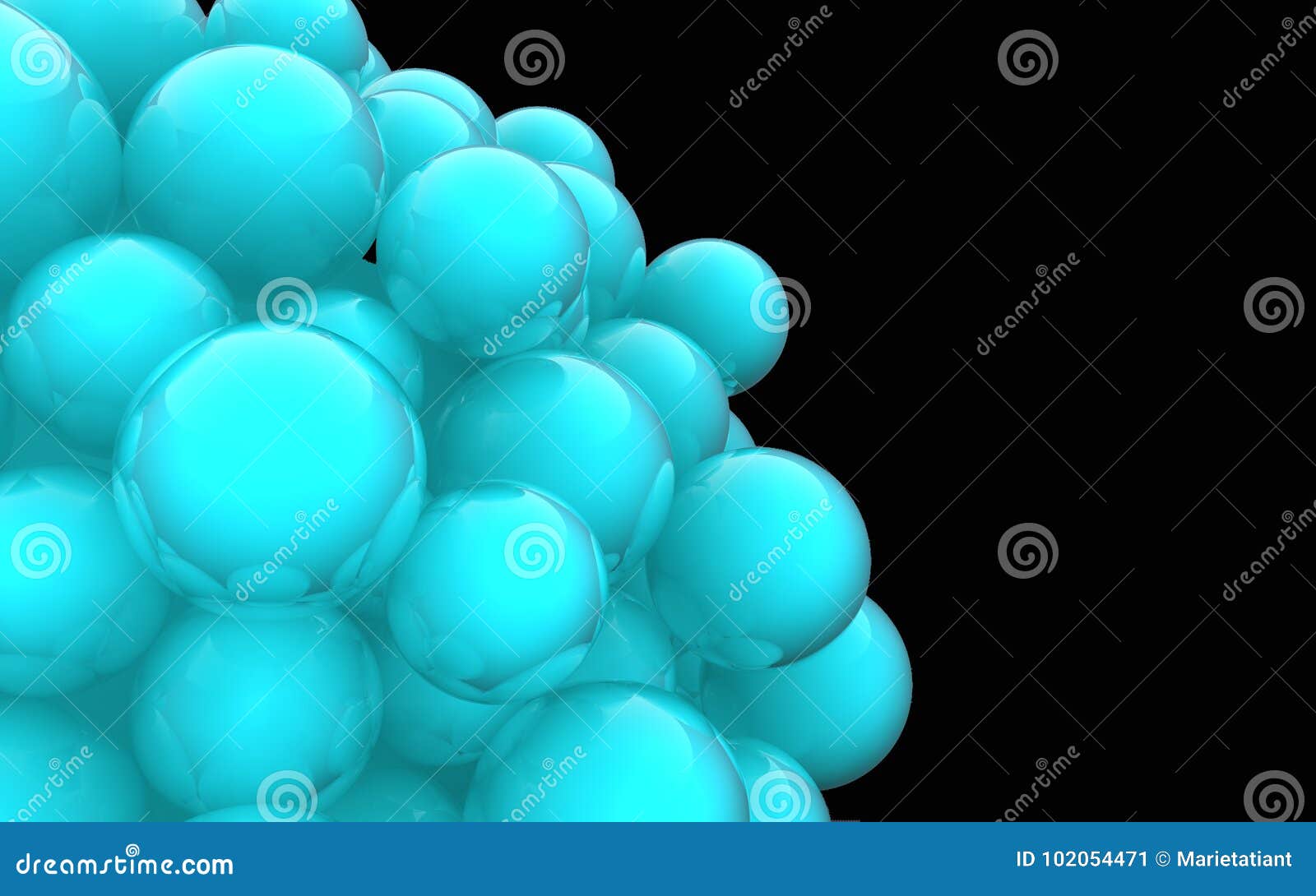 Abstract 3d Shapes on Background. 3d Image. 3d Rendering. Stock ...