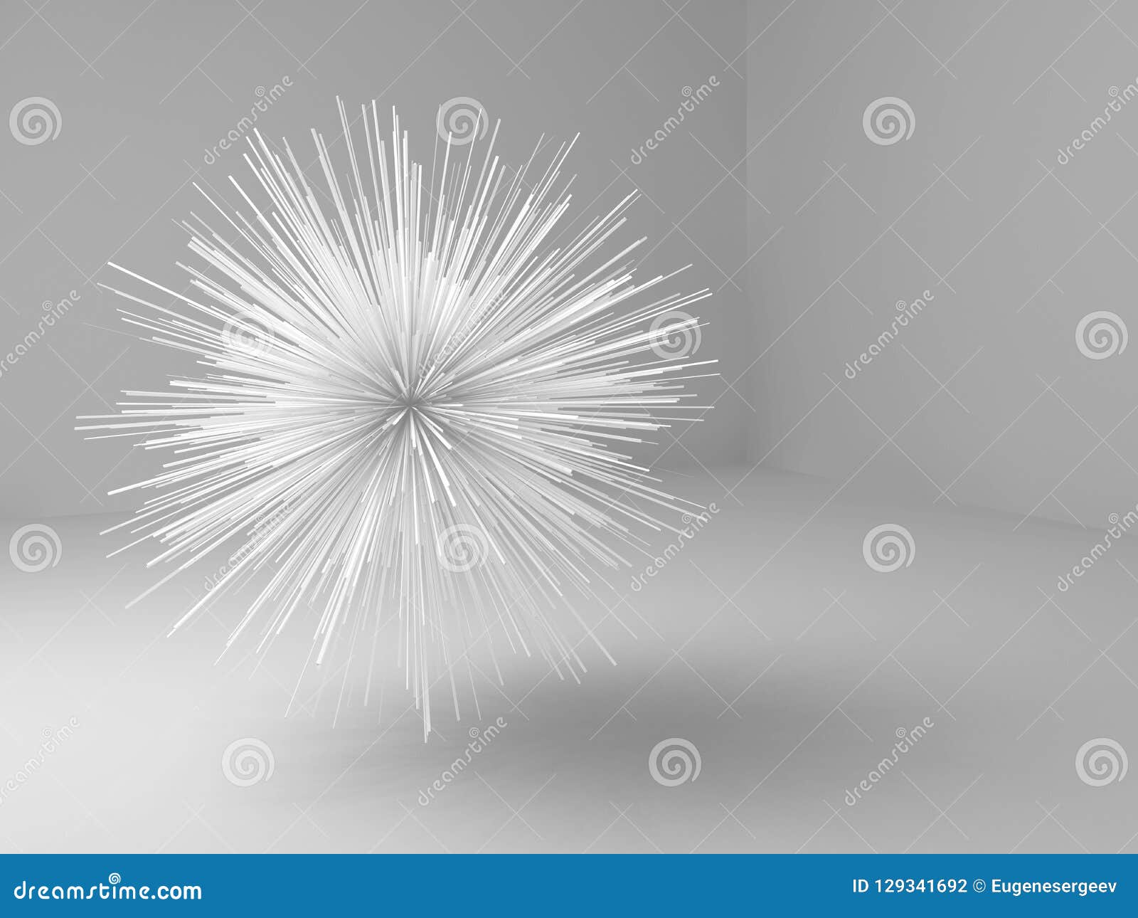 Abstract 3d Sharp Star Shaped Object Stock Illustration - Illustration ...