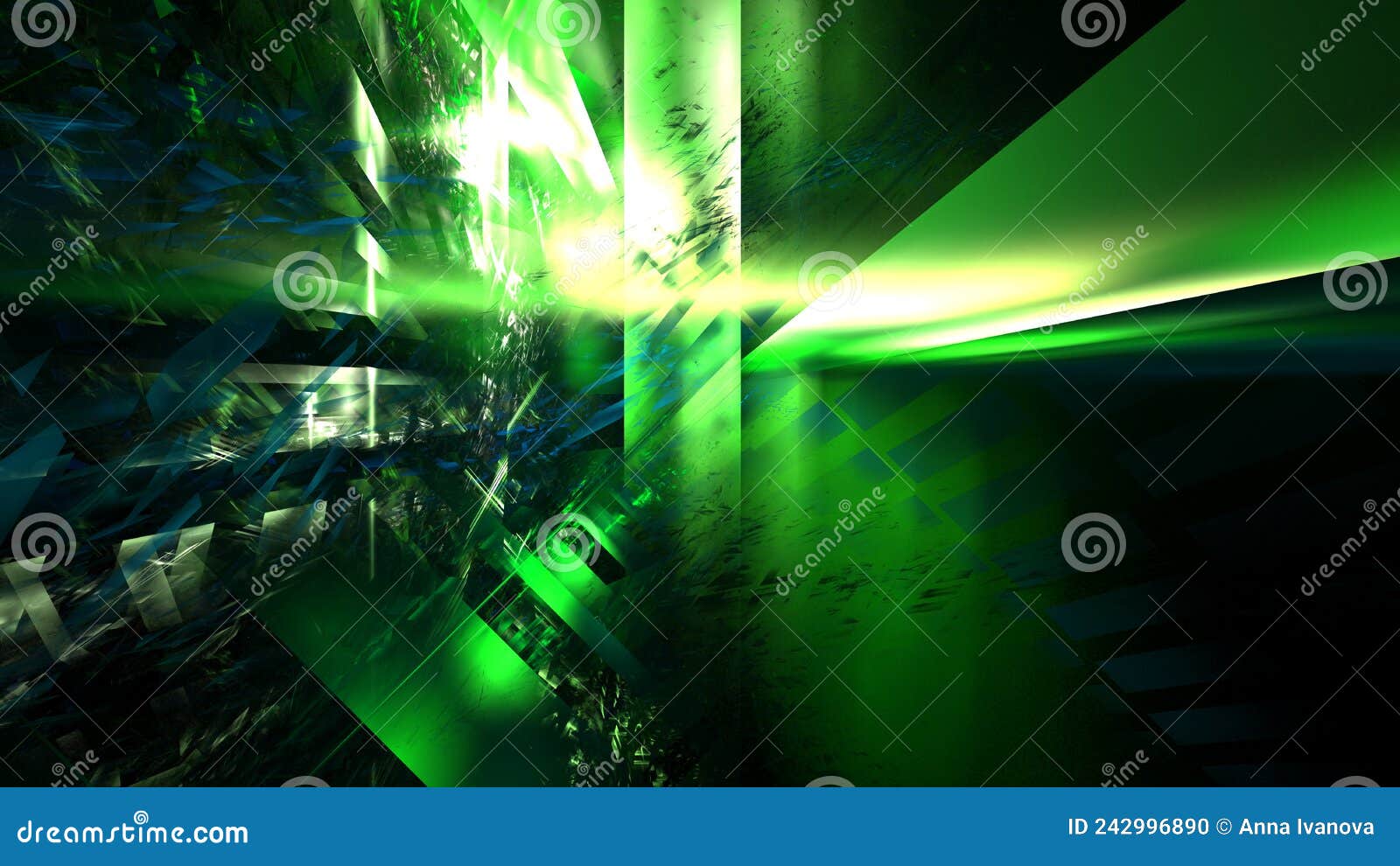 Abstract 3d Space, Design Elements. Digital Technologies and Data ...