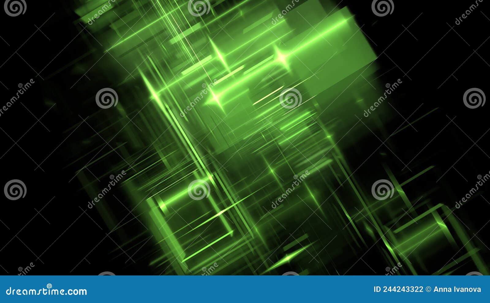 Abstract 3d Space, Design Elements. Digital Technologies and Data ...