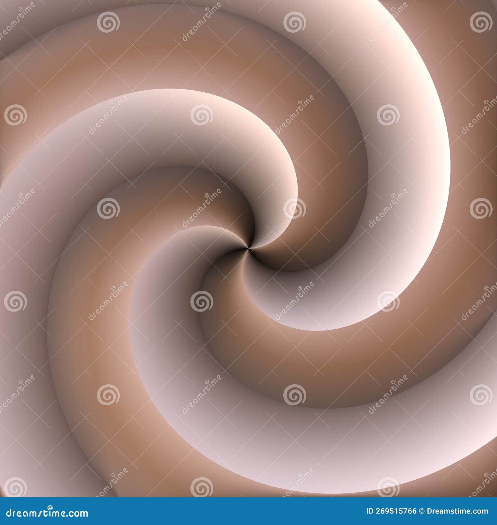 Abstract 3d spiral vortex stock illustration. Illustration of digital ...