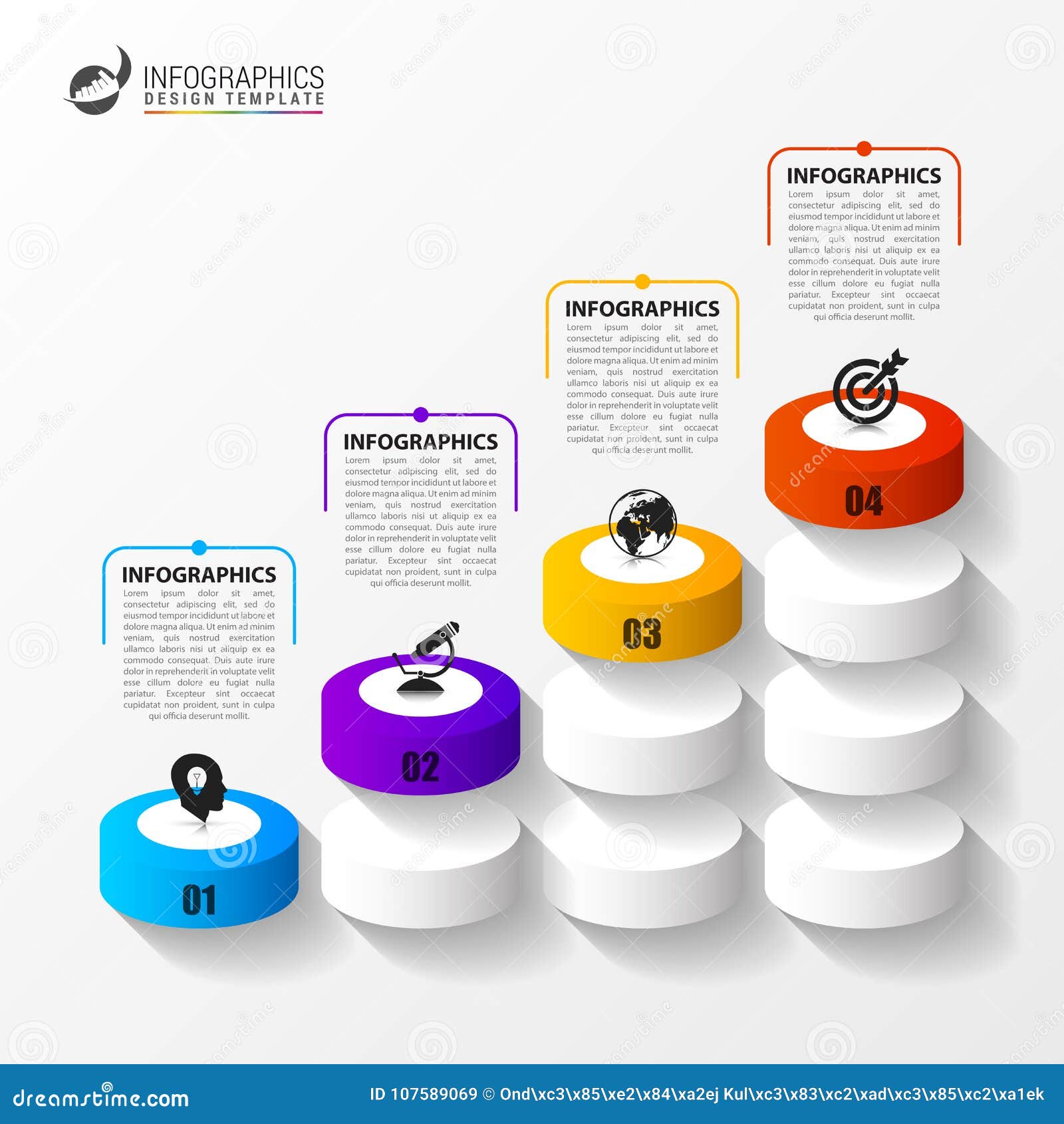 Abstract 3d Stairs. Infographic or Timeline Template Stock Vector ... Abstract 3d Stairs. Infographic or Timeline Template Stock Vector ...
