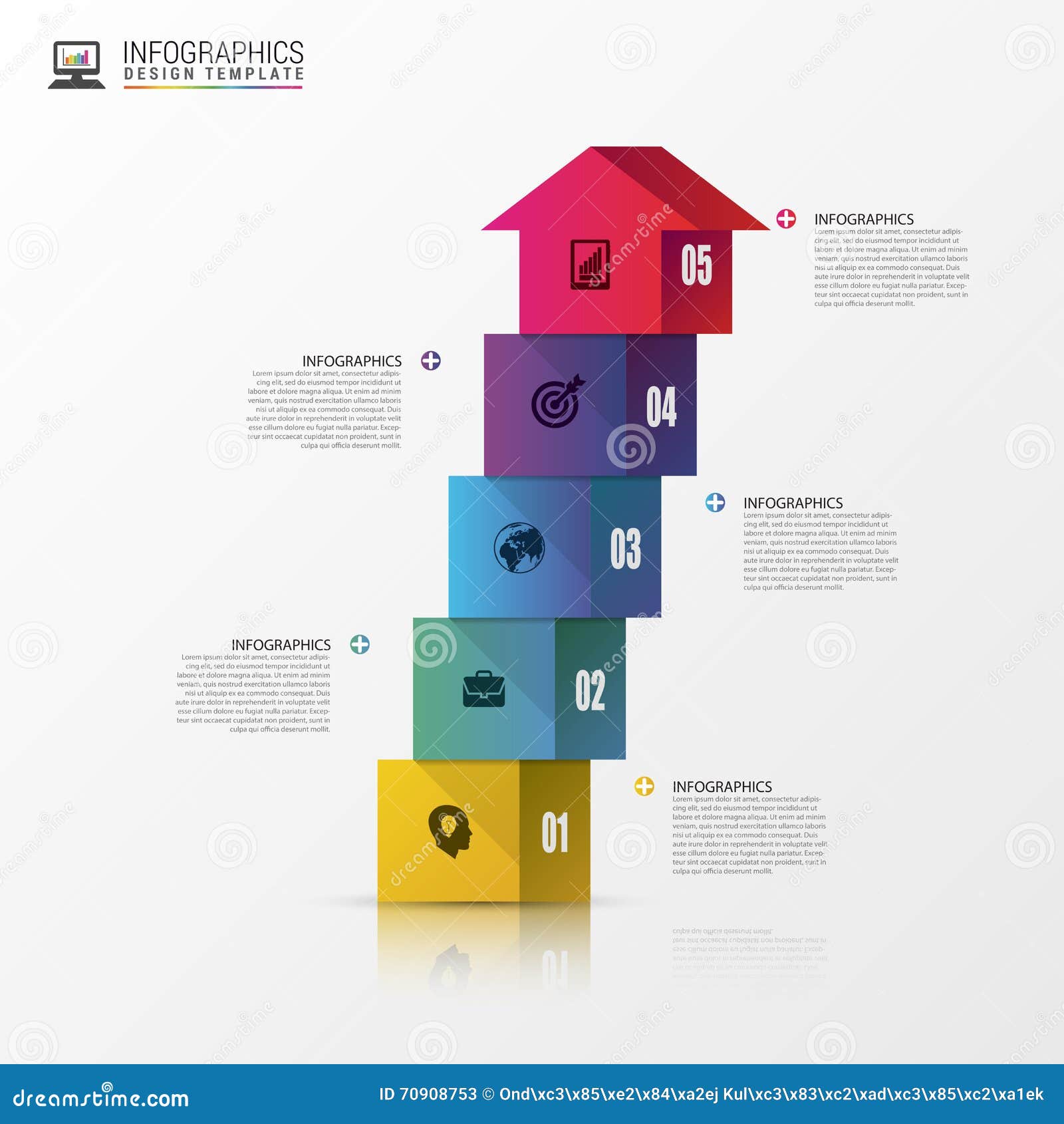 Abstract 3d Stairs Infographics Or Timeline Template. Vector ... Abstract 3d Stairs Infographics Or Timeline Template. Vector ...