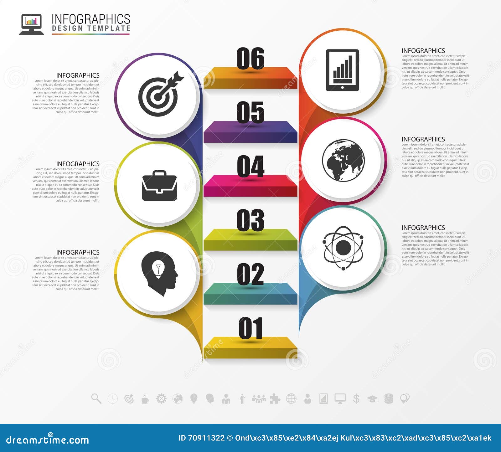 Abstract 3d Stairs Infographics Or Timeline Template. Vector ... Abstract 3d Stairs Infographics Or Timeline Template. Vector ...