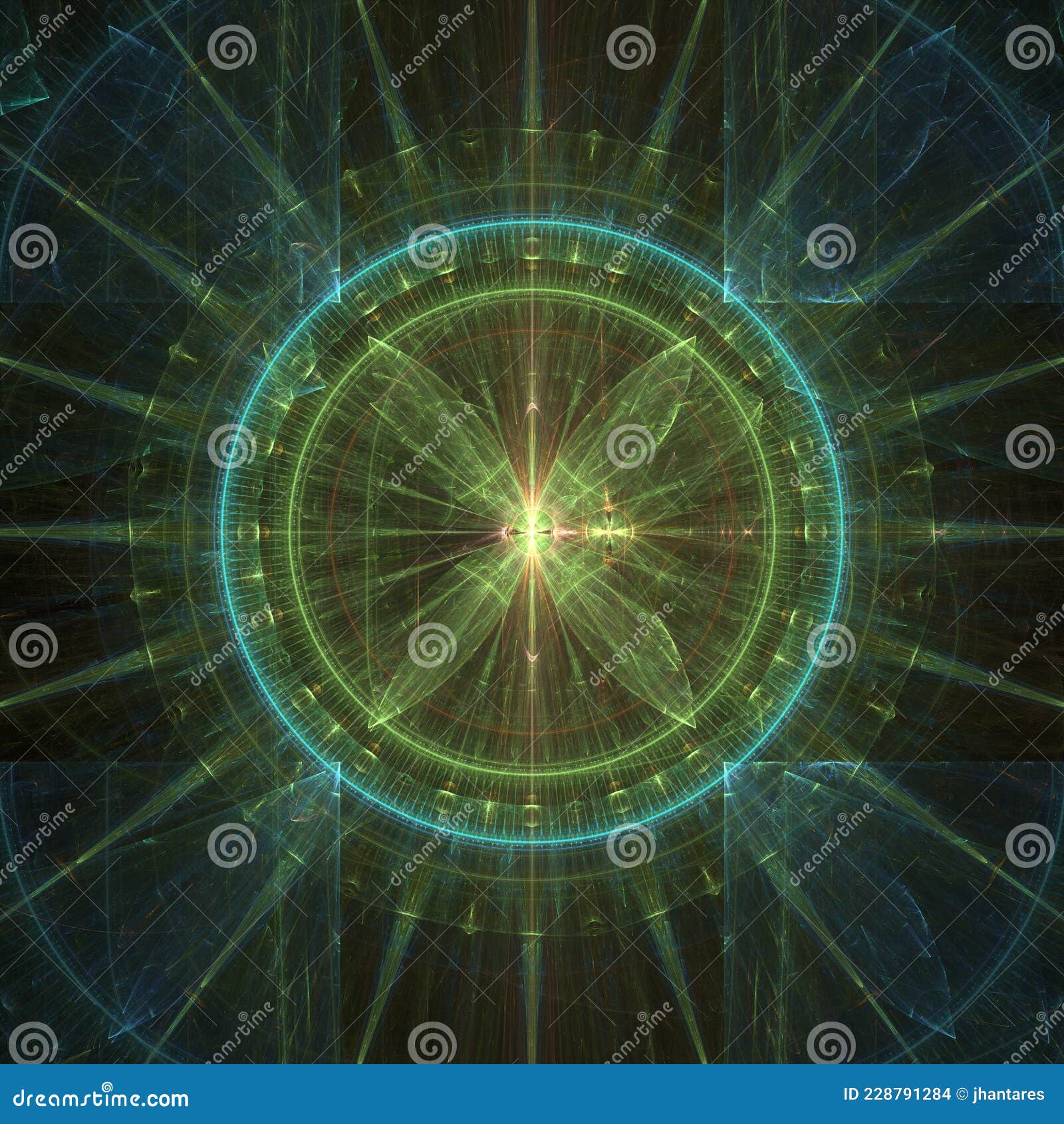 3d Star Shape Fractal Pattern Stock Illustration - Illustration of ...