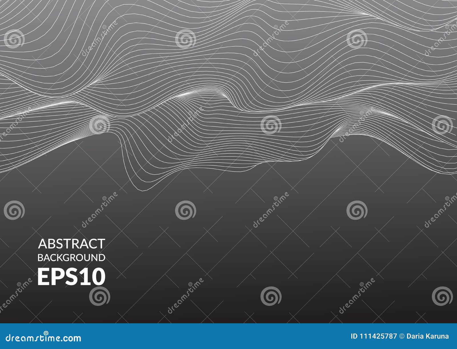 Abstract 3D Surface. the Illusion of Distortion of Space Stock Vector ...